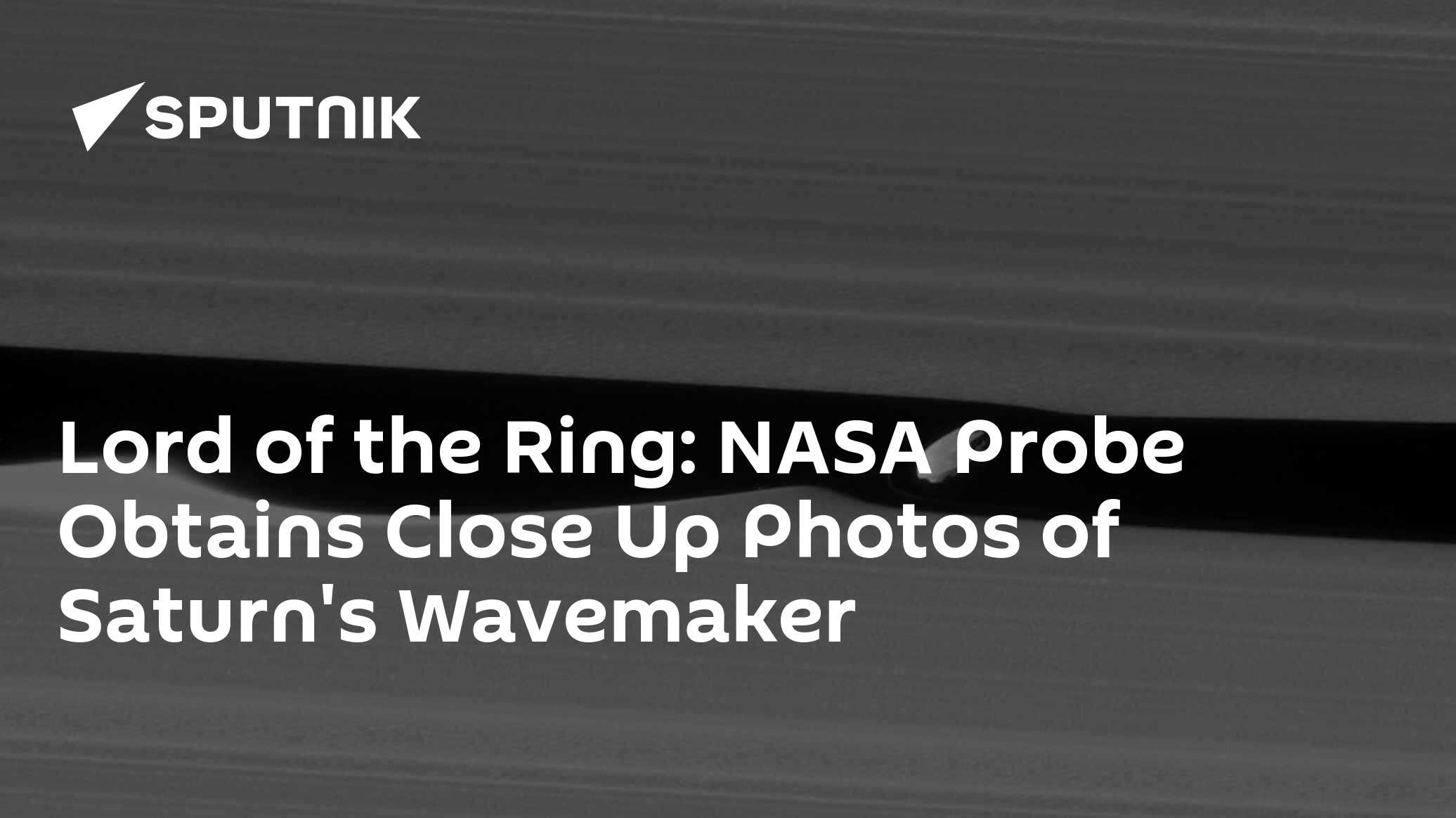 Lord of the Ring: NASA Probe Obtains Close Up Photos of Saturn's ...