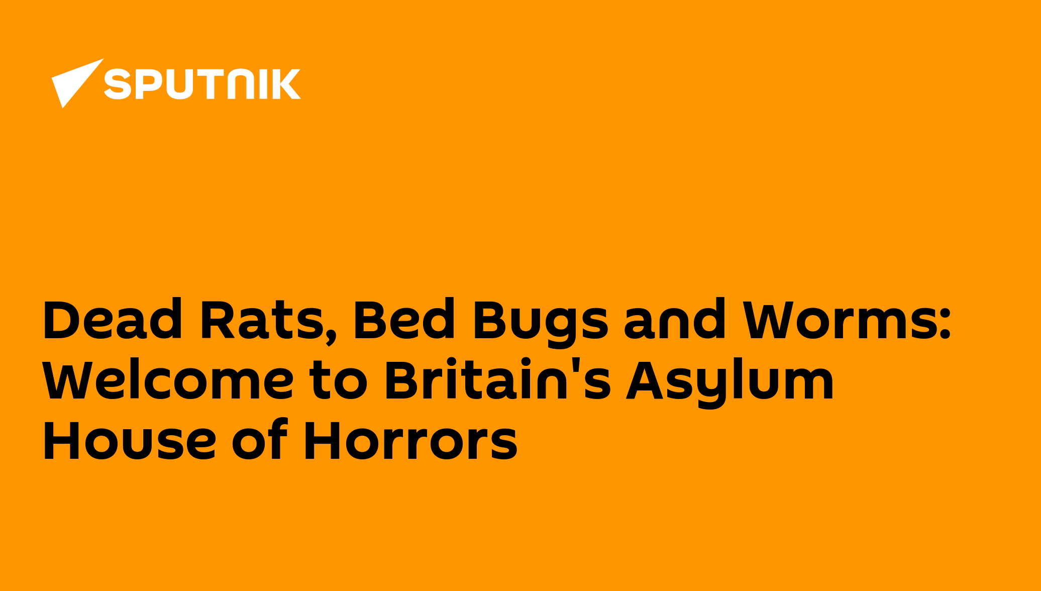 Dead Rats, Bed Bugs and Worms: Welcome to Britain's Asylum House of ...