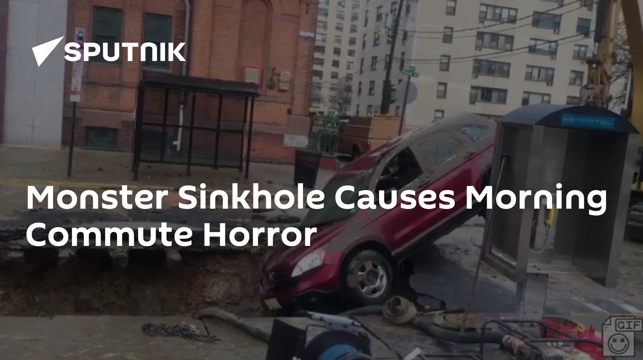 Monster Sinkhole Causes Morning Commute Horror - 28.02.2017, Sputnik ...