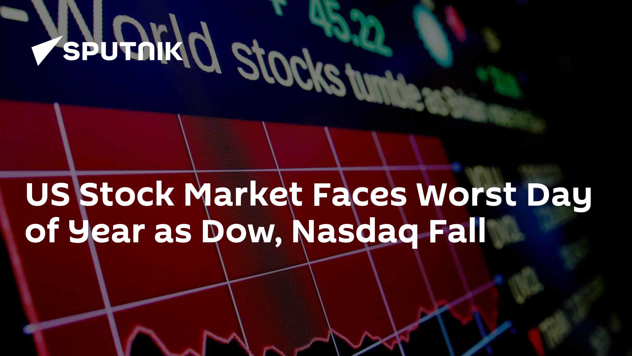 US Stock Market Faces Worst Day of Year as Dow, Nasdaq Fall - 21.03. ...