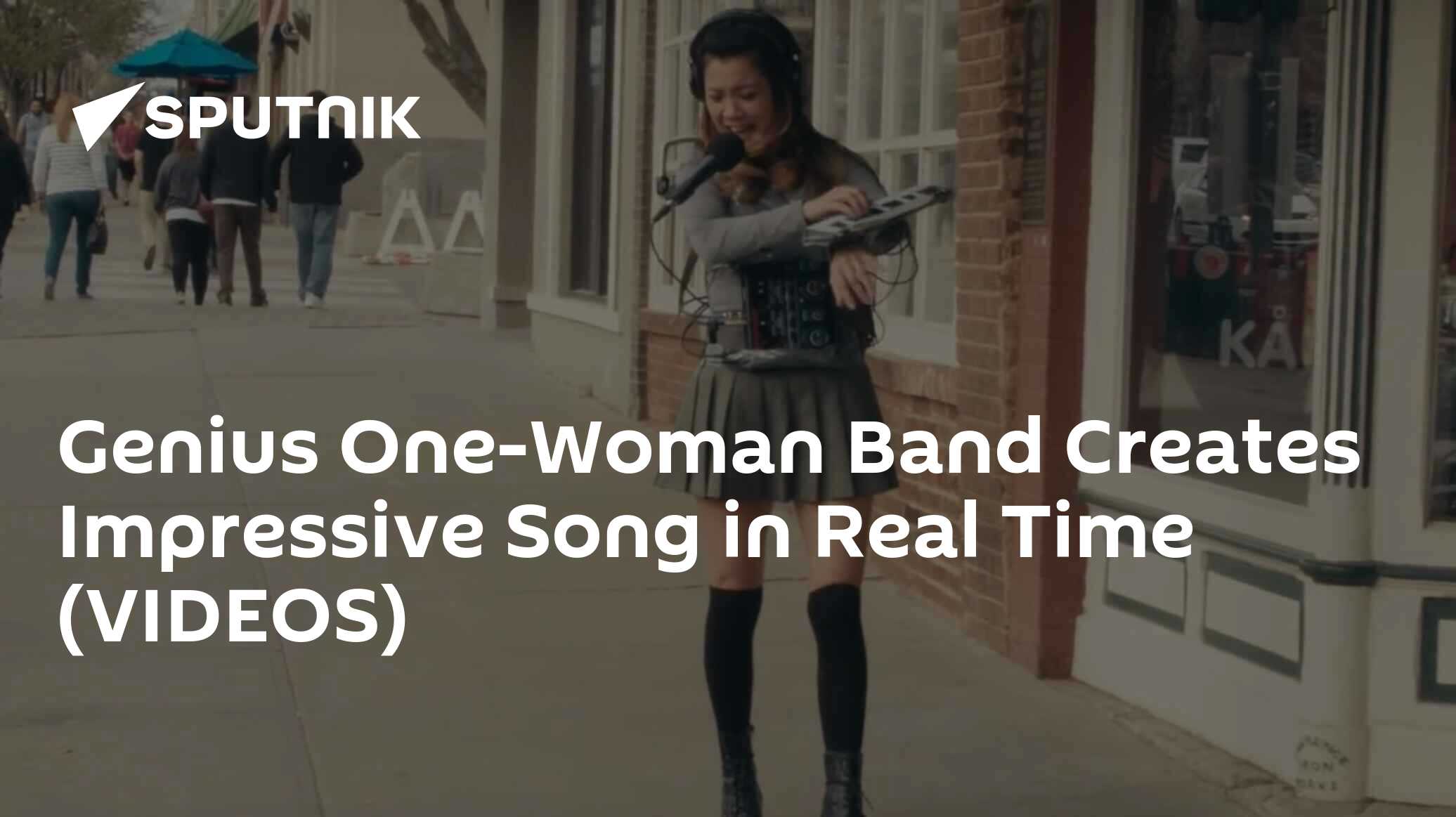 Genius One-Woman Band Creates Impressive Song in Real Time (VIDEOS ...