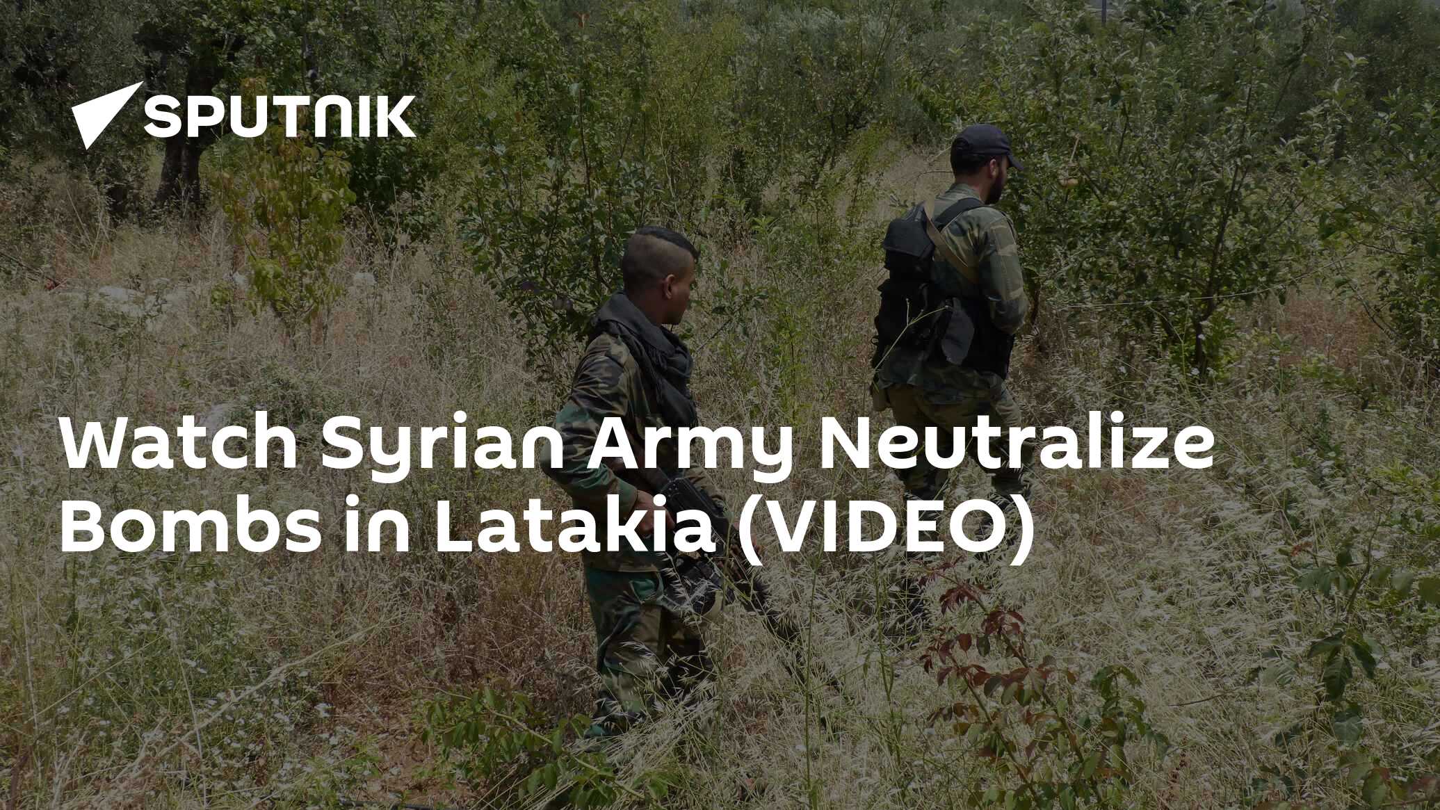 Watch Syrian Army Neutralize Bombs in Latakia (VIDEO) - 29.03.2017 ...