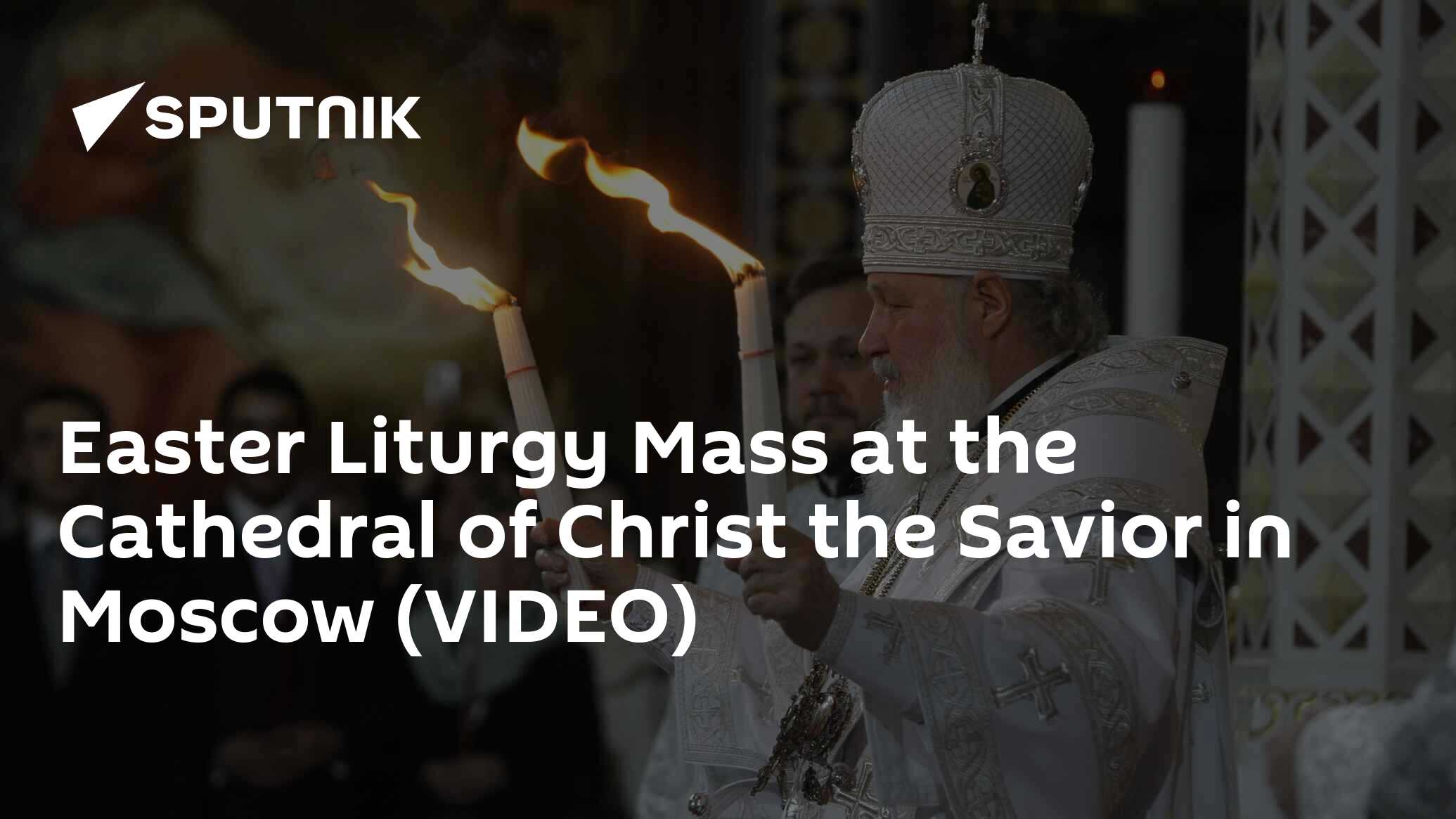 Easter Liturgy Mass at the Cathedral of Christ the Savior in Moscow ...