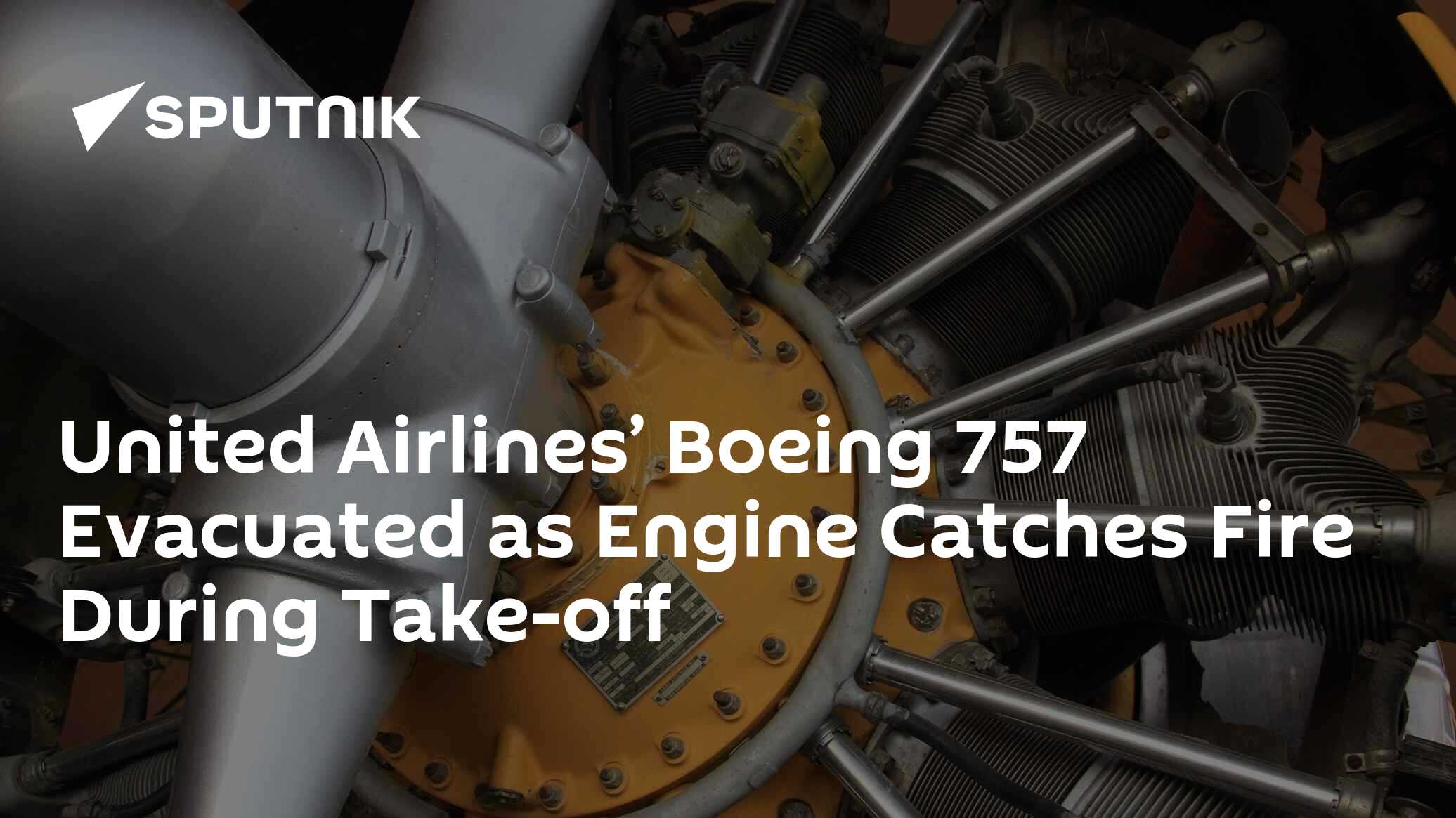 United Airlines’ Boeing 757 Evacuated as Engine Catches Fire During ...