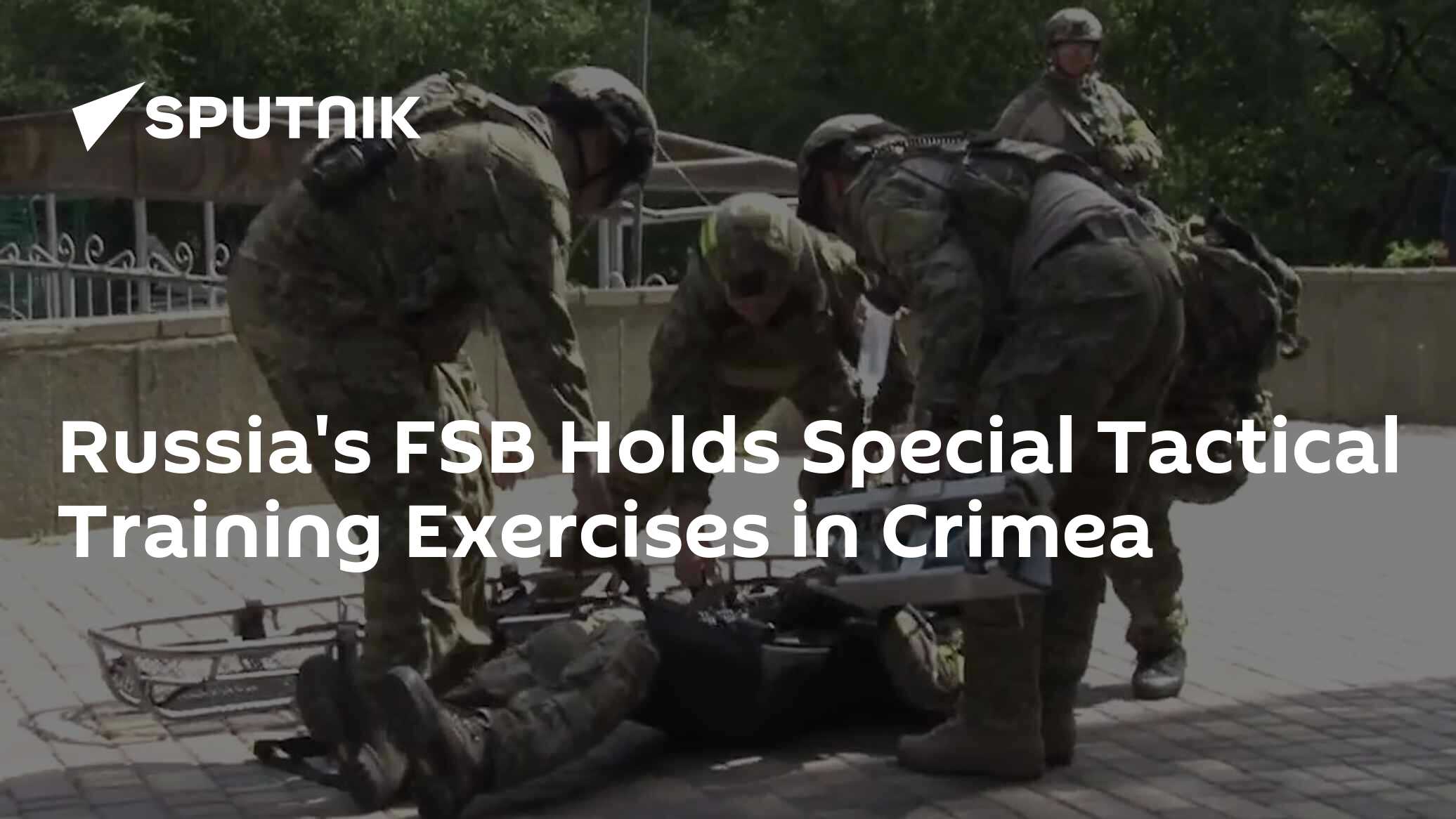 Russia's FSB Holds Special Tactical Training Exercises in Crimea - 04. ...