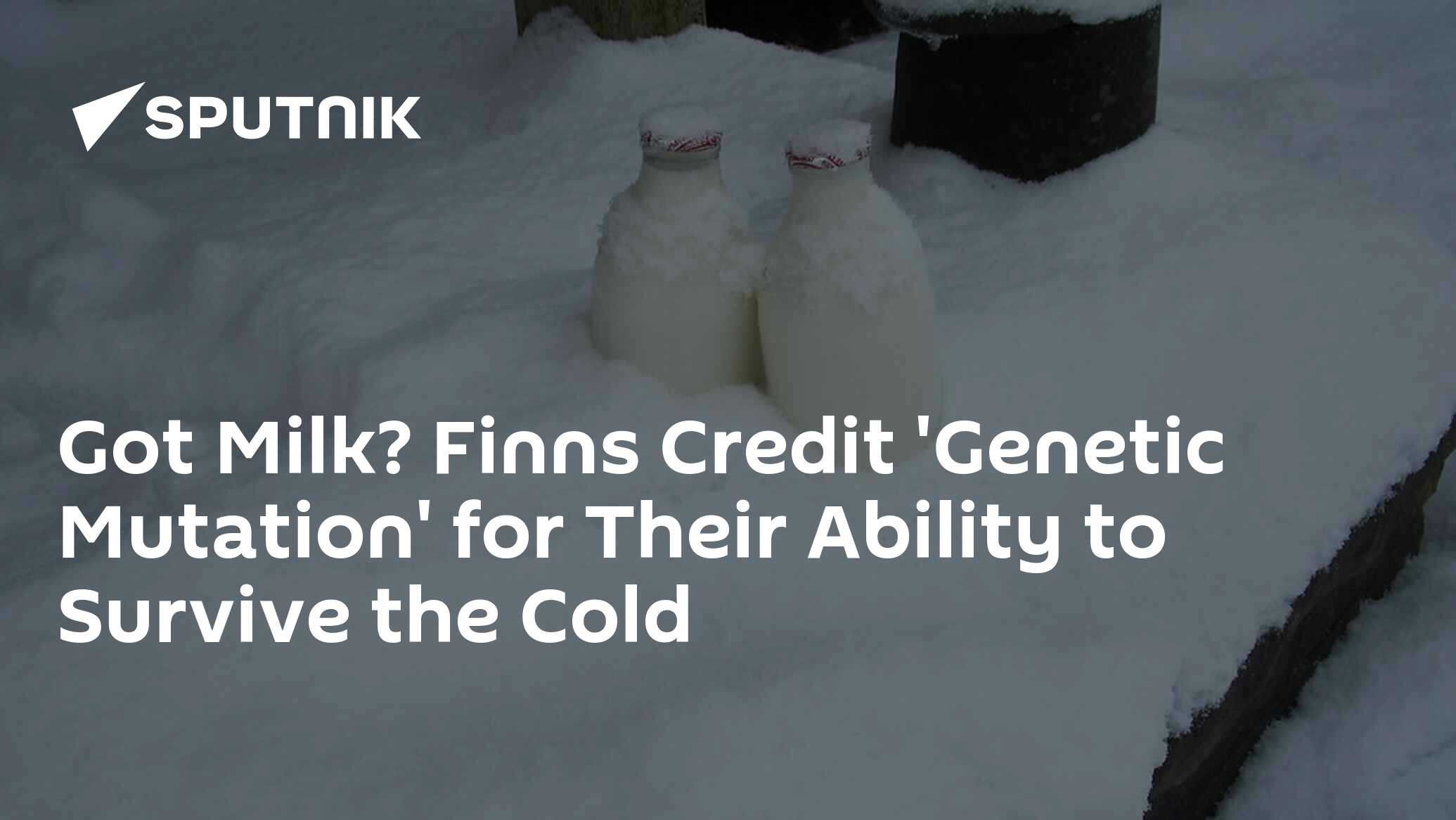 Got Milk? Finns Credit 'Genetic Mutation' for Their Ability to Survive ...