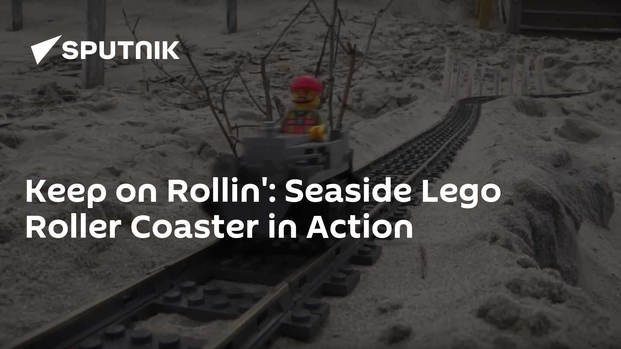 Keep on Rollin': Seaside Lego Roller Coaster in Action - 30.06.2017 ...