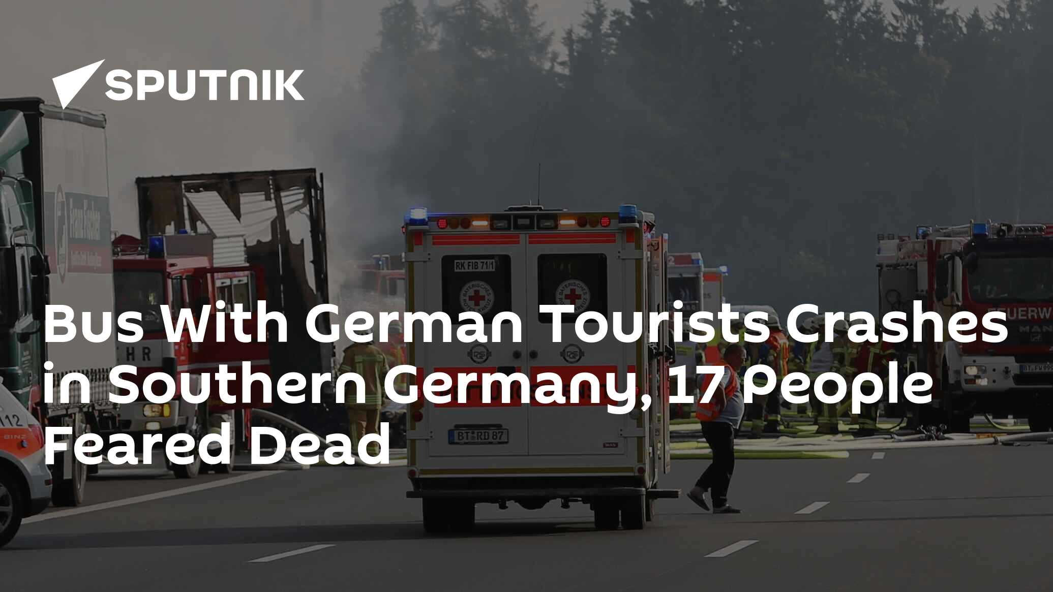 Bus With German Tourists Crashes in Southern Germany, 17 People Feared ...