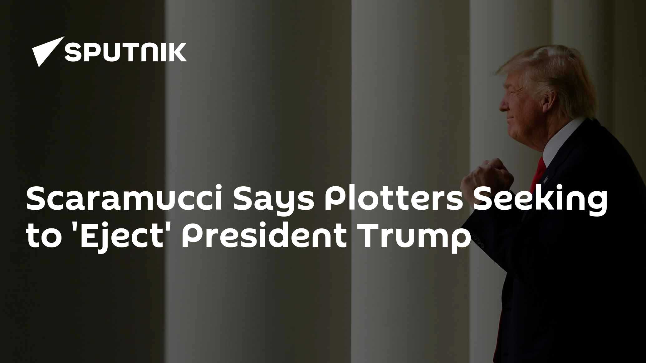 Scaramucci Says Plotters Seeking to 'Eject' President Trump - 13.08. ...