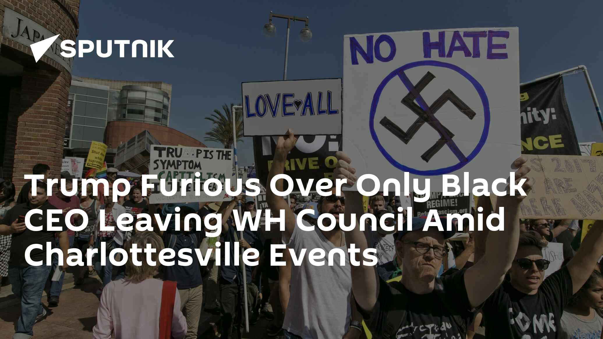 Trump Furious Over Only Black CEO Leaving WH Council Amid ...