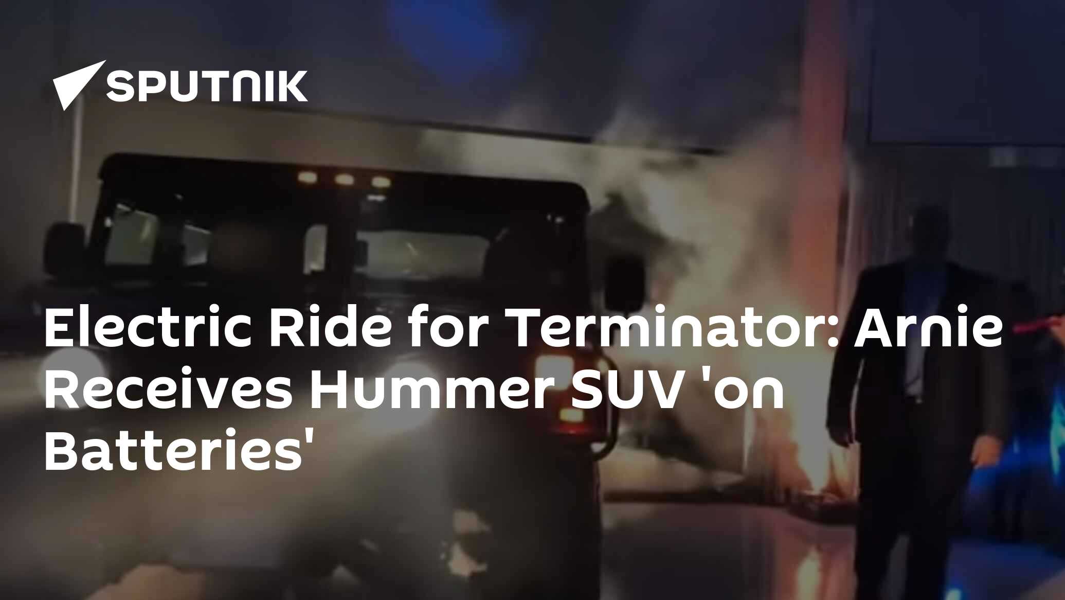 Electric Ride for Terminator: Arnie Receives Hummer SUV 'on Batteries ...