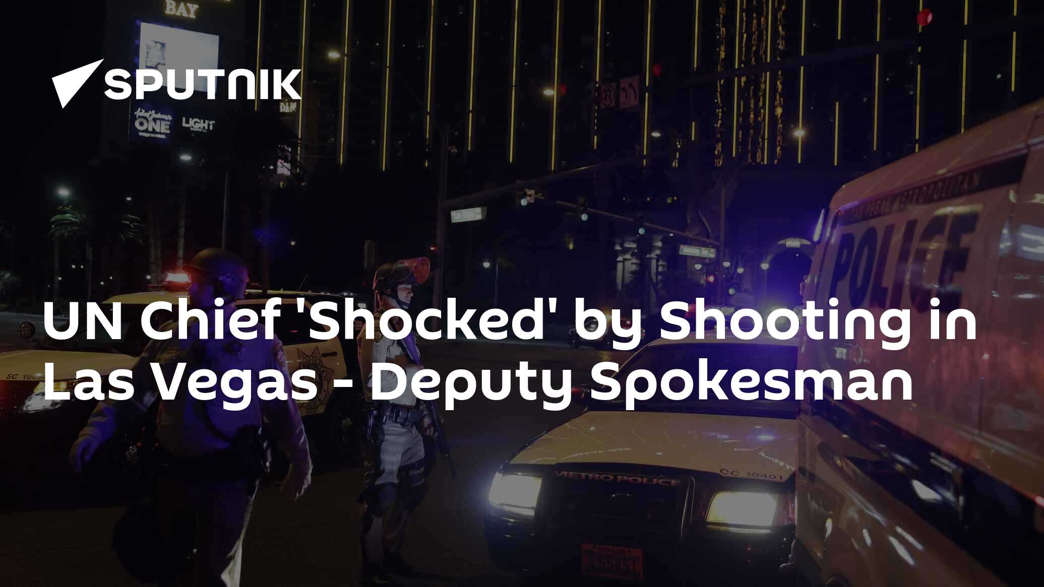 UN Chief 'Shocked' by Shooting in Las Vegas - Deputy Spokesman - 02.10. ...