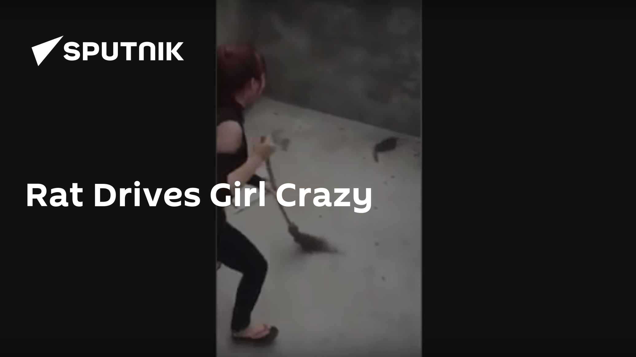 Rat Drives Girl Crazy - 22.10.2017, Sputnik International