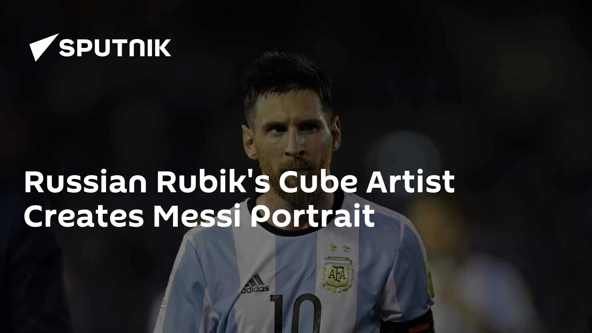 Russian Rubik's Cube Artist Creates Messi Portrait - 21.11.2017 ...