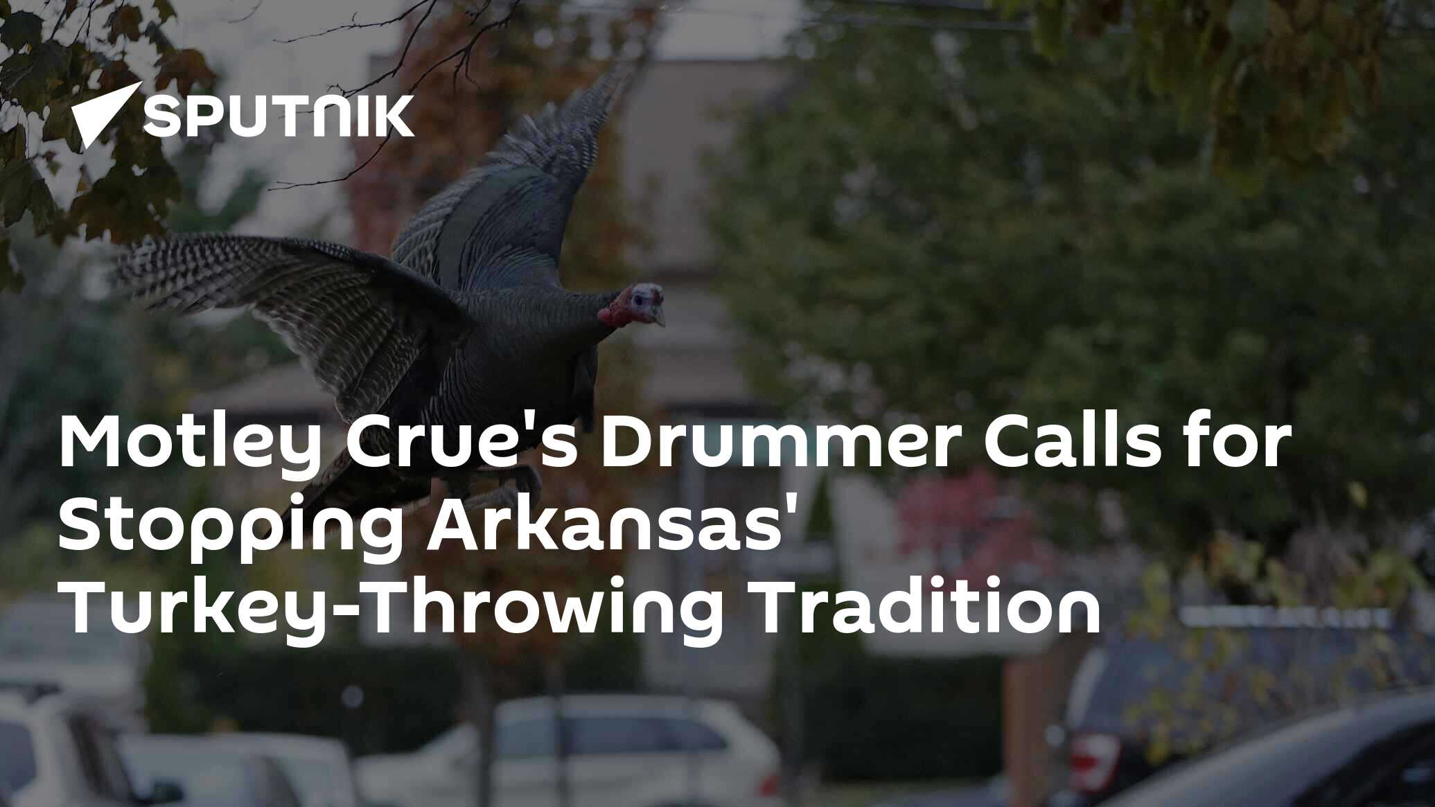 Motley Crue's Drummer Calls for Stopping Arkansas' Turkey-Throwing ...
