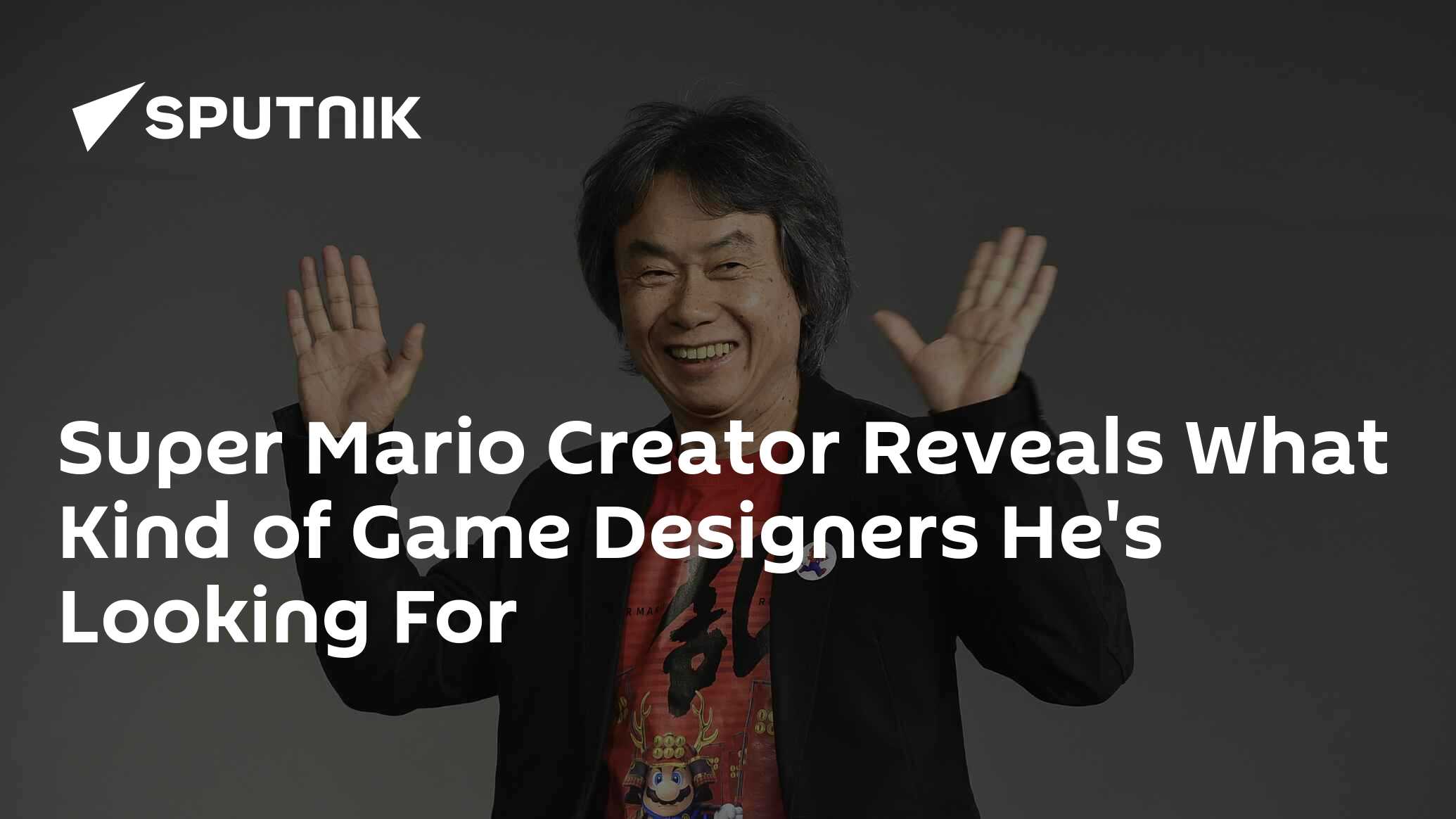 Super Mario Creator Reveals What Kind of Game Designers He's Looking ...