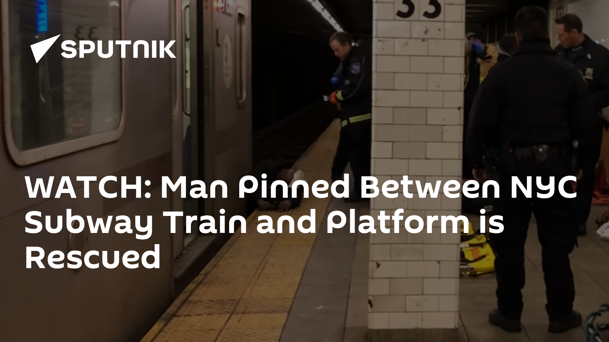 WATCH: Man Pinned Between NYC Subway Train and Platform is Rescued - 08 ...