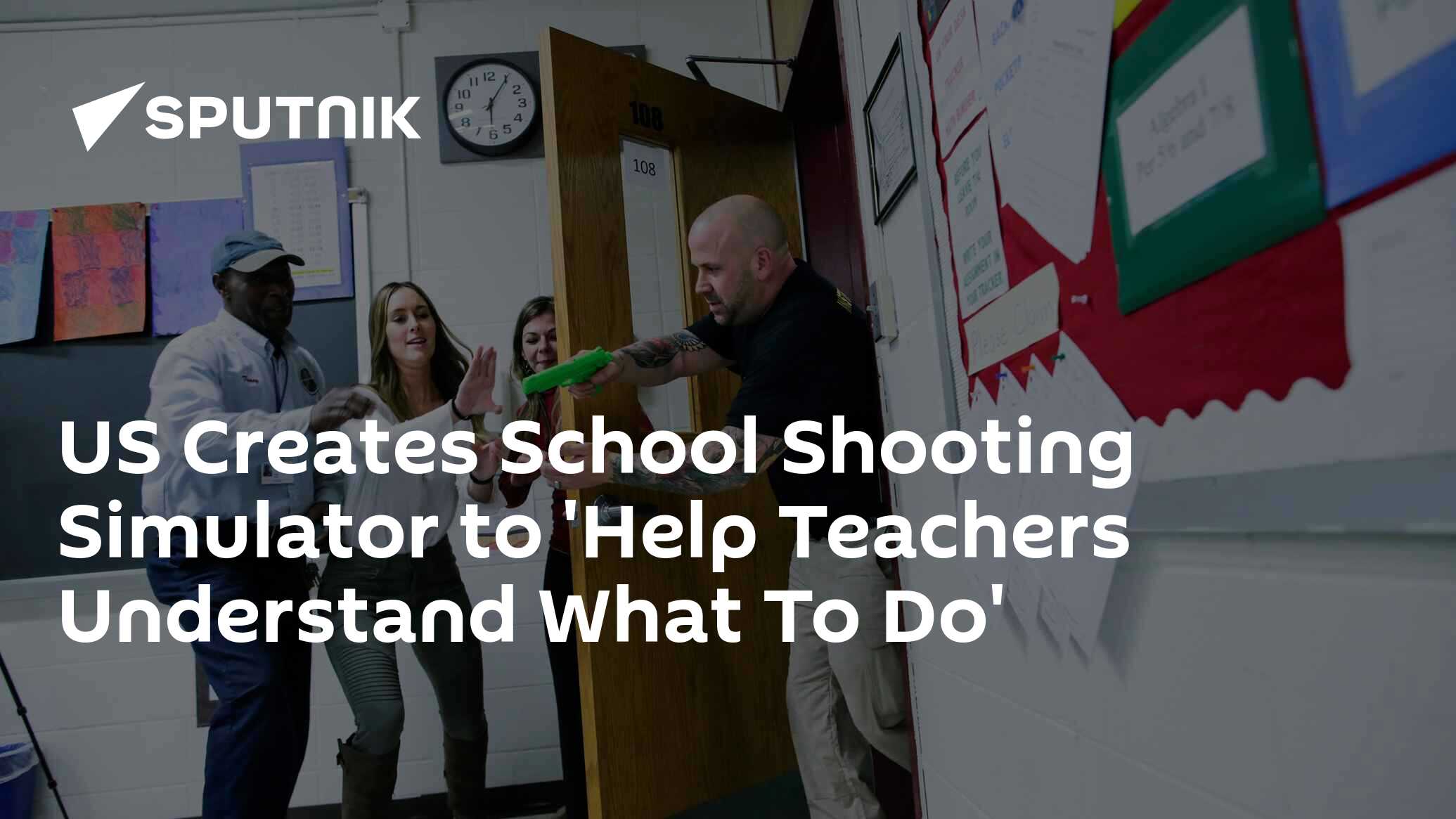 US Creates School Shooting Simulator to 'Help Teachers Understand What ...