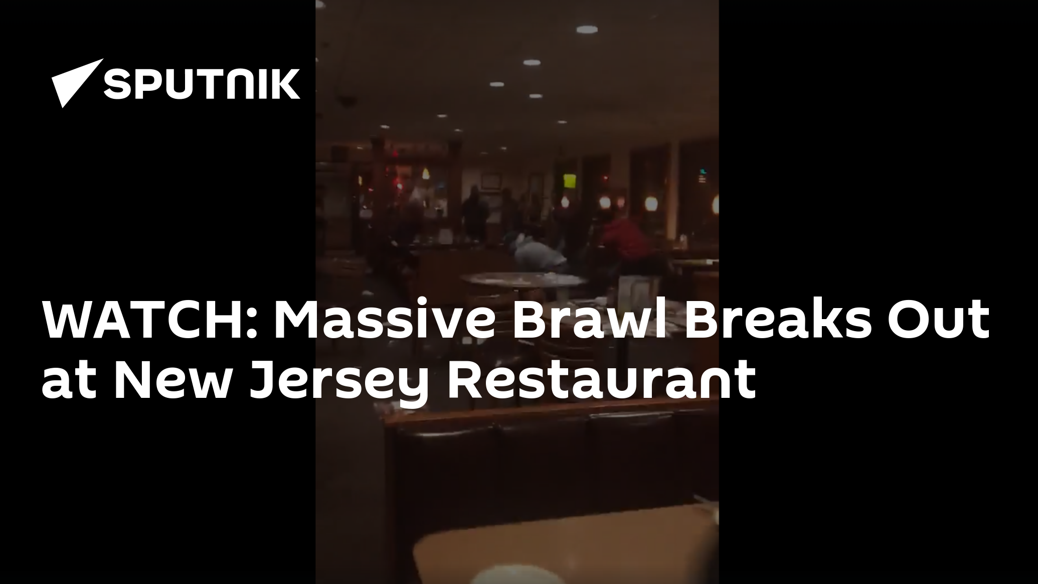 WATCH: Massive Brawl Breaks Out at New Jersey Restaurant - 30.01.2018 ...