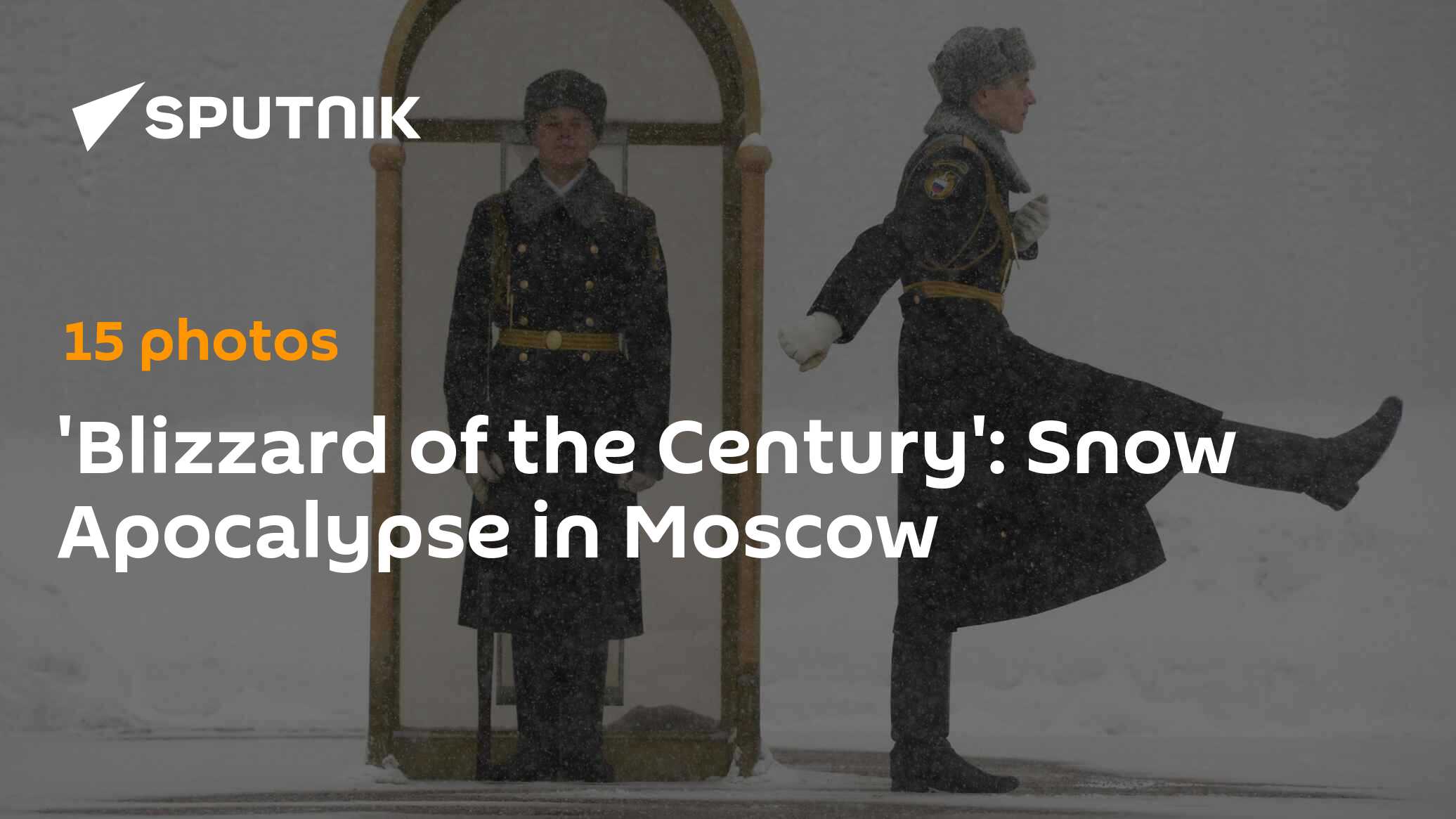 'Blizzard of the Century': Snow Apocalypse in Moscow - 05.02.2018 ...