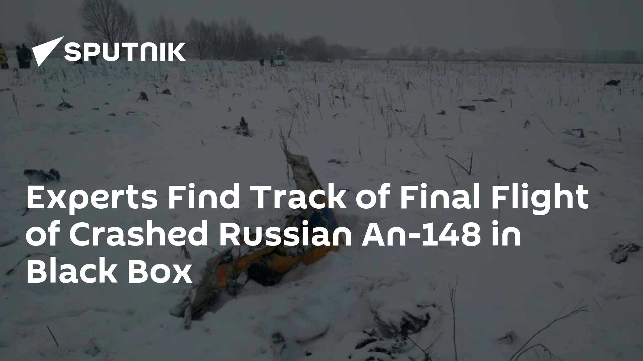 Experts Find Track of Final Flight of Crashed Russian An-148 in Black ...