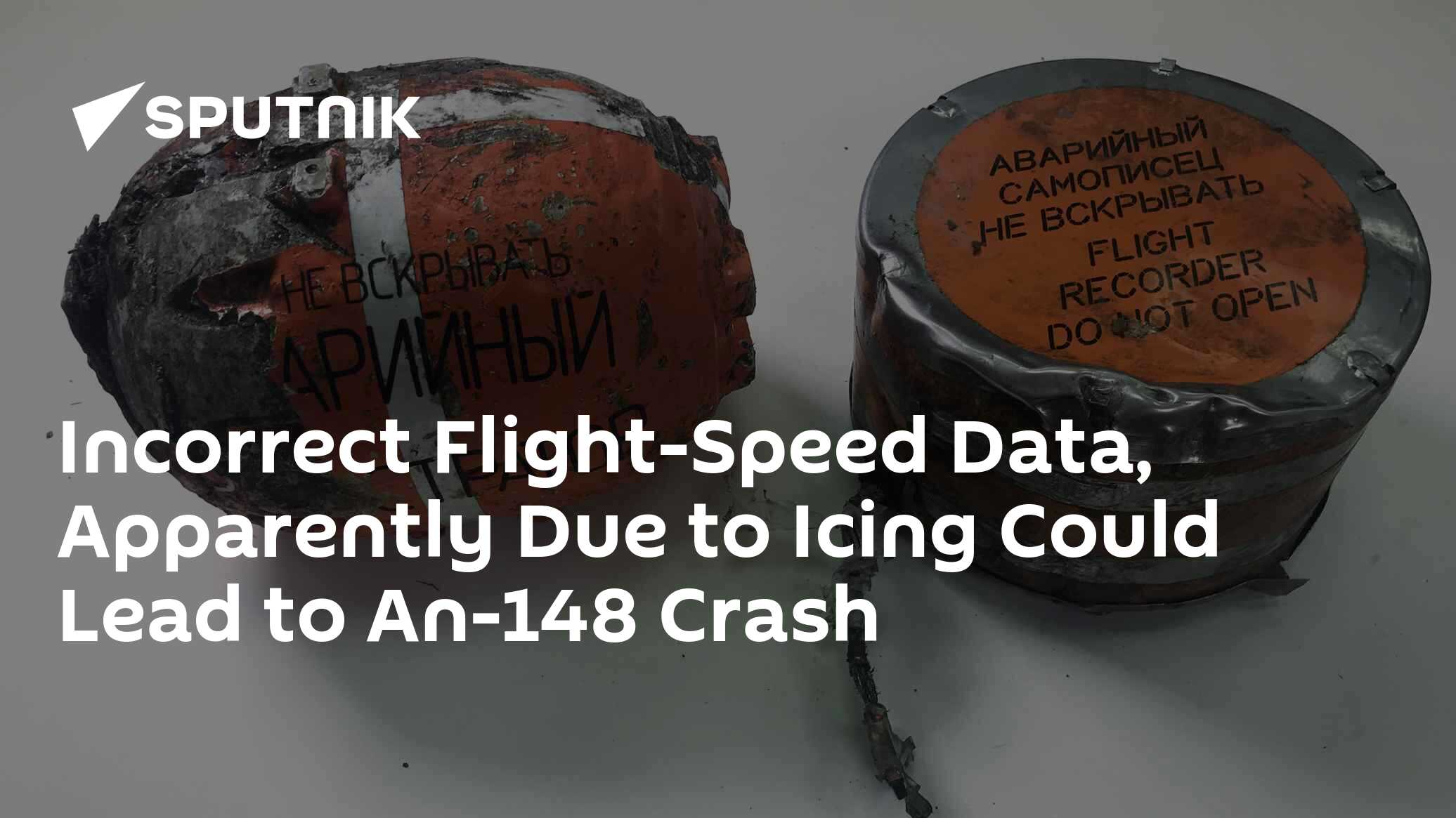 Incorrect Flight-Speed Data, Apparently Due to Icing Could Lead to An ...
