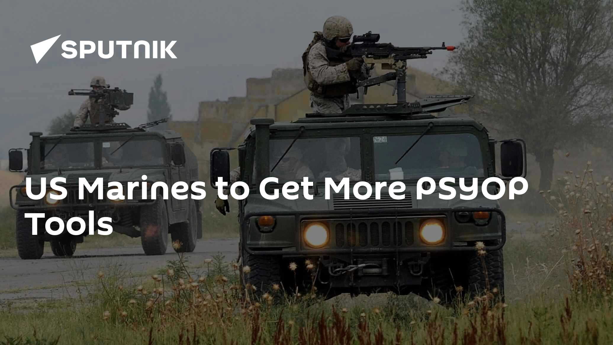 US Marines to Get More PSYOP Tools - 14.02.2018, Sputnik International