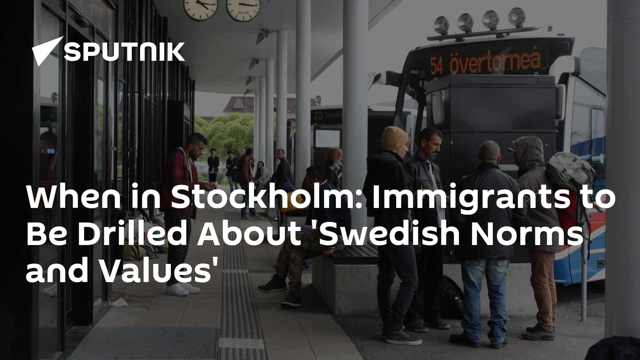When in Stockholm: Immigrants to Be Drilled About 'Swedish Norms and ...