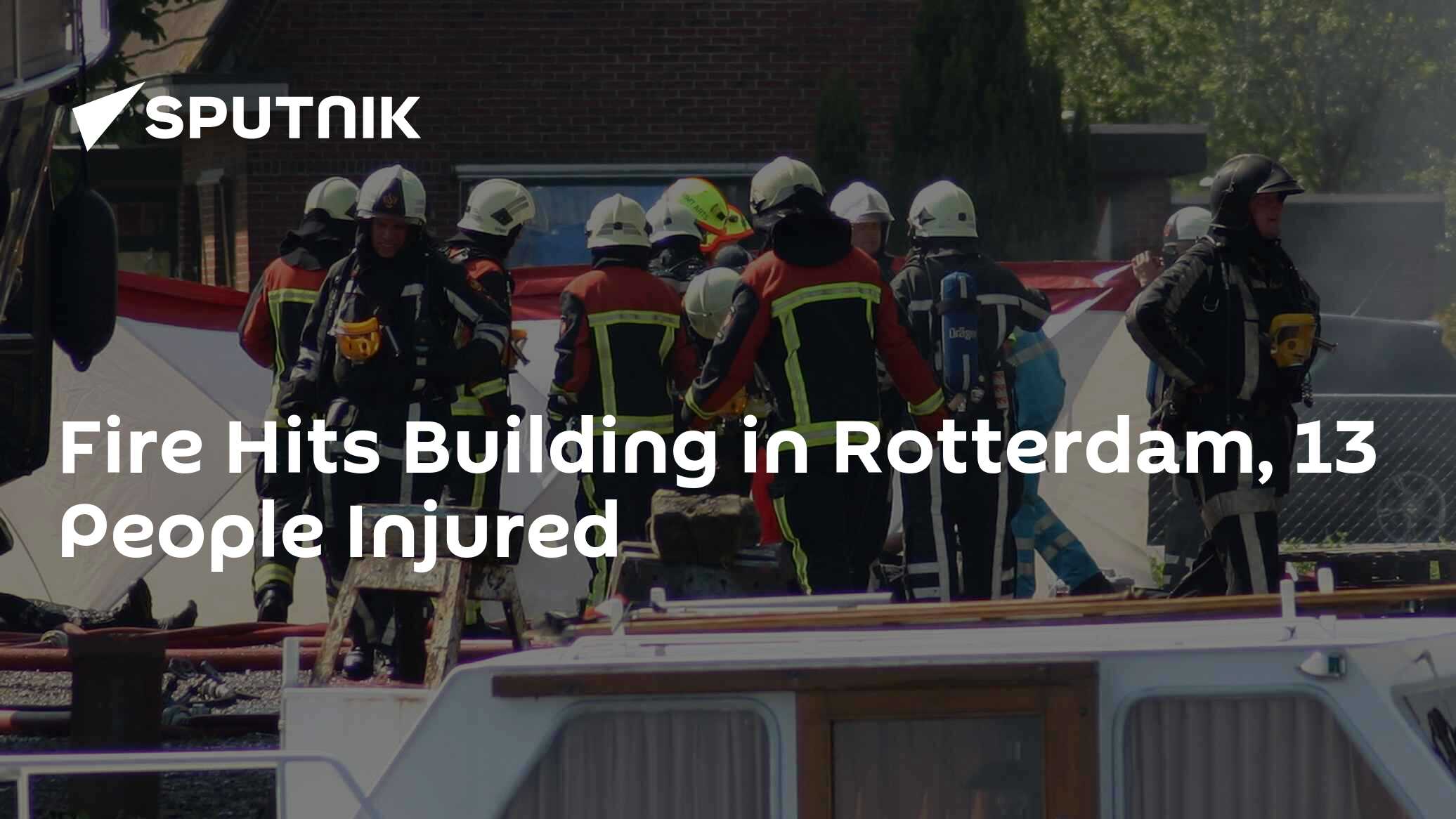 Fire Hits Building in Rotterdam, 13 People Injured - 21.02.2018 ...