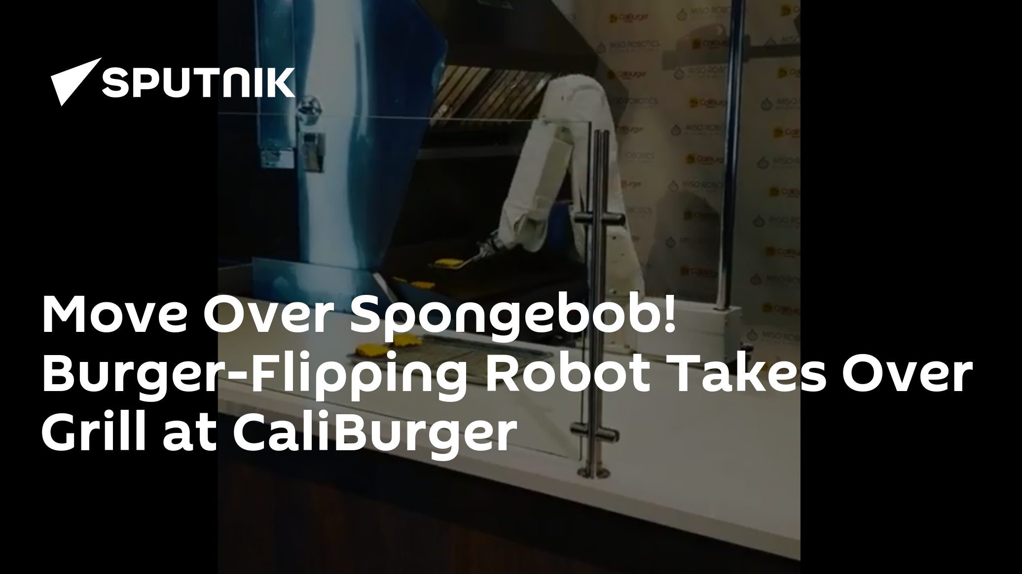 Move Over Spongebob! Burger-Flipping Robot Takes Over Grill at ...