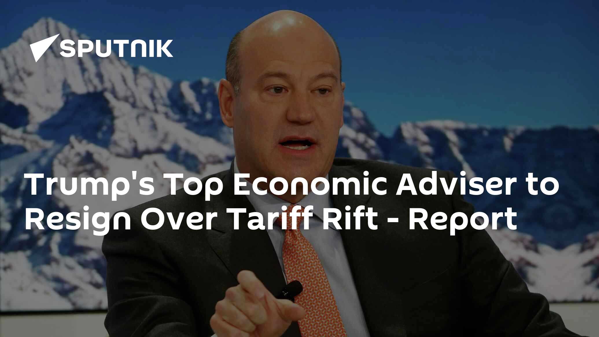 Trump's Top Economic Adviser to Resign Over Tariff Rift - Report - 06. ...
