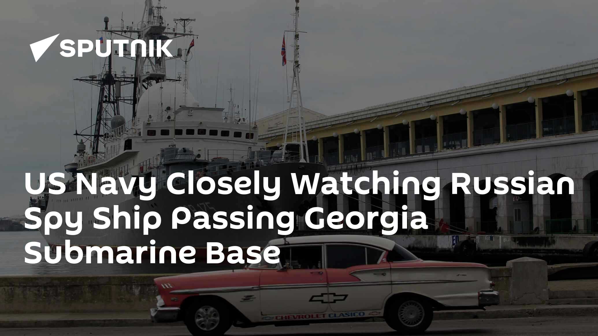 US Navy Closely Watching Russian Spy Ship Passing Georgia Submarine ...
