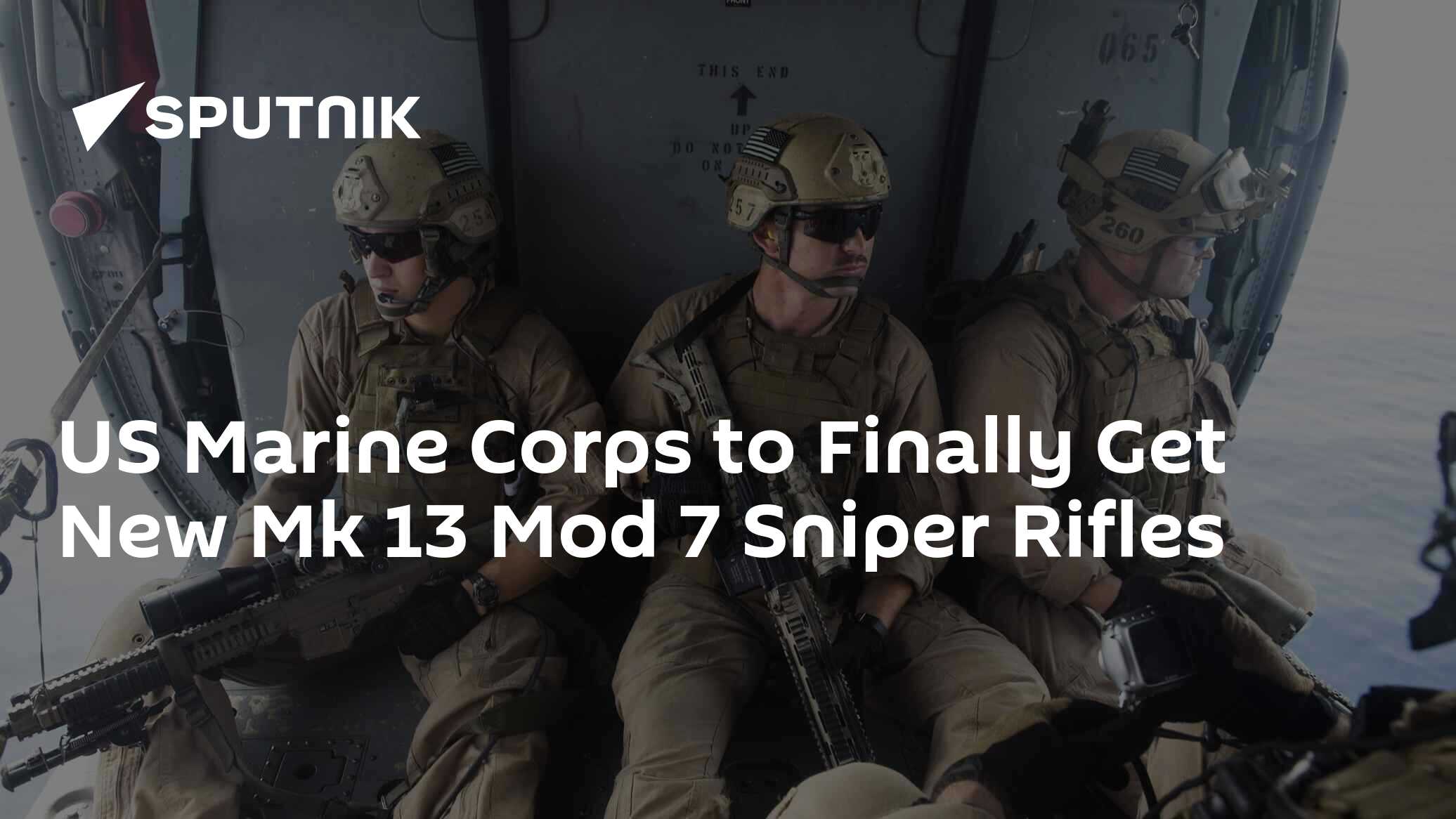 US Marine Corps to Finally Get New Mk 13 Mod 7 Sniper Rifles - 05.04. ...