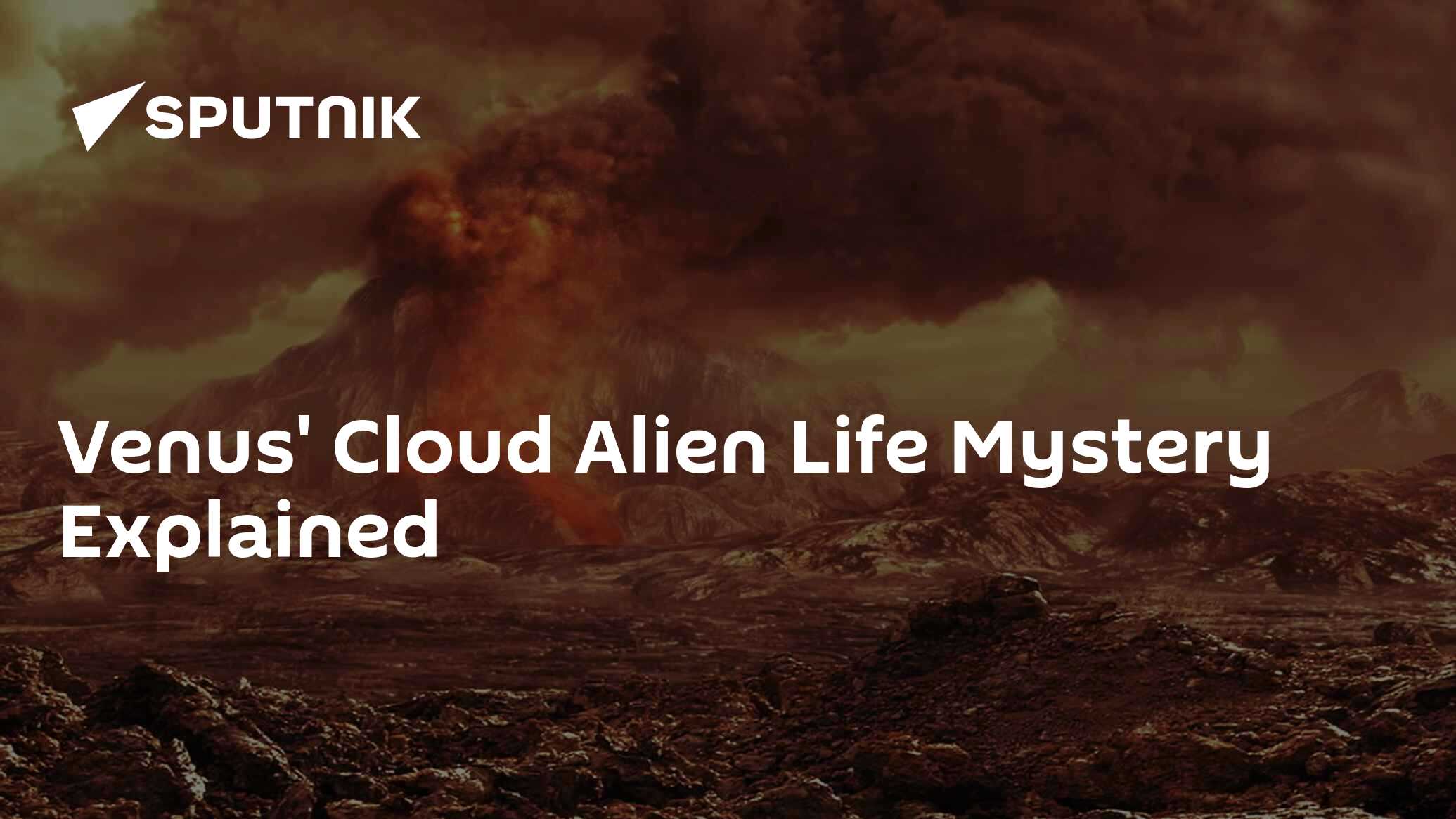 Venus' Cloud Alien Life Mystery Explained - 05.04.2018, Sputnik ...