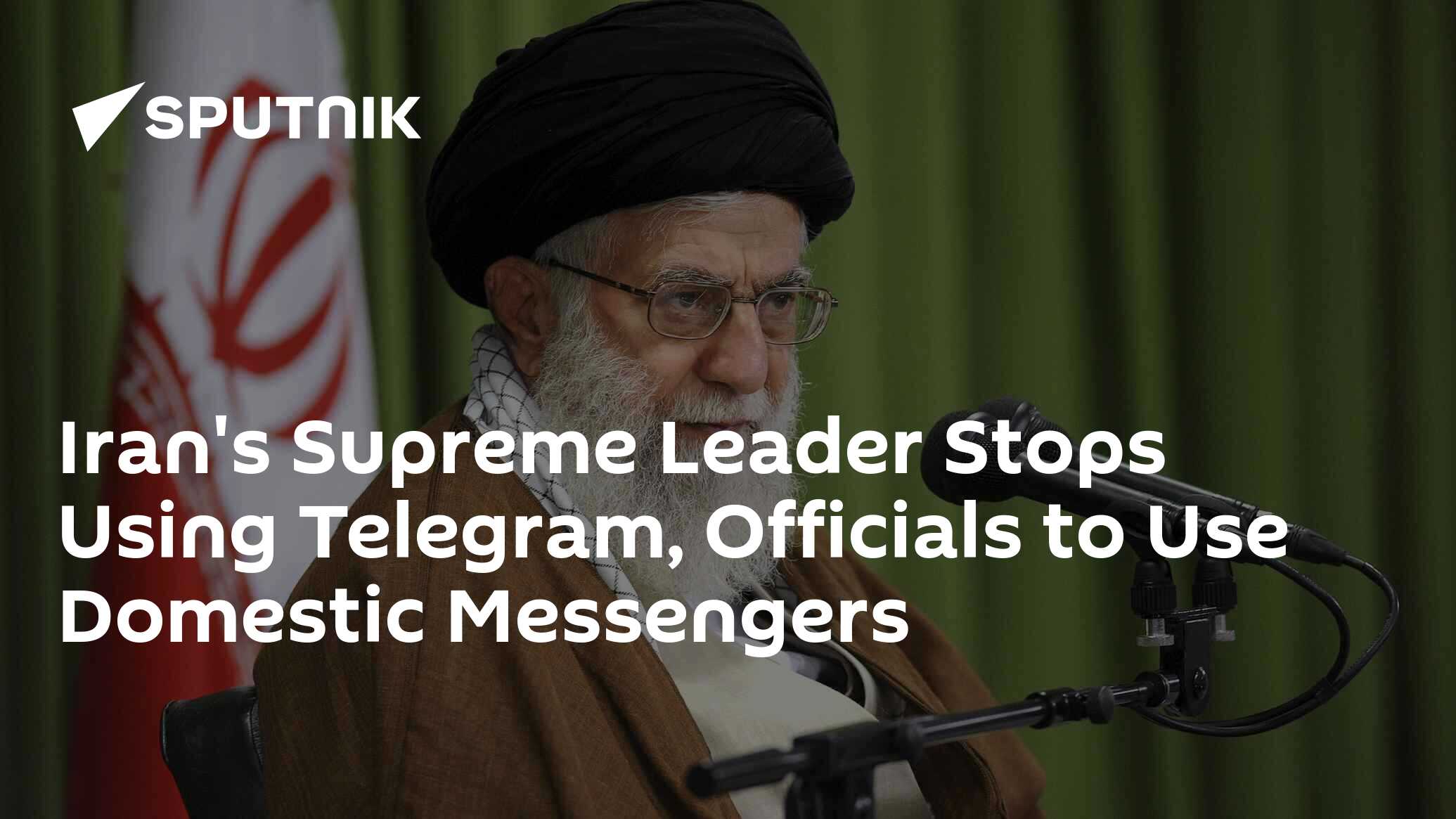 Iran's Supreme Leader Stops Using Telegram, Officials to Use Domestic ...