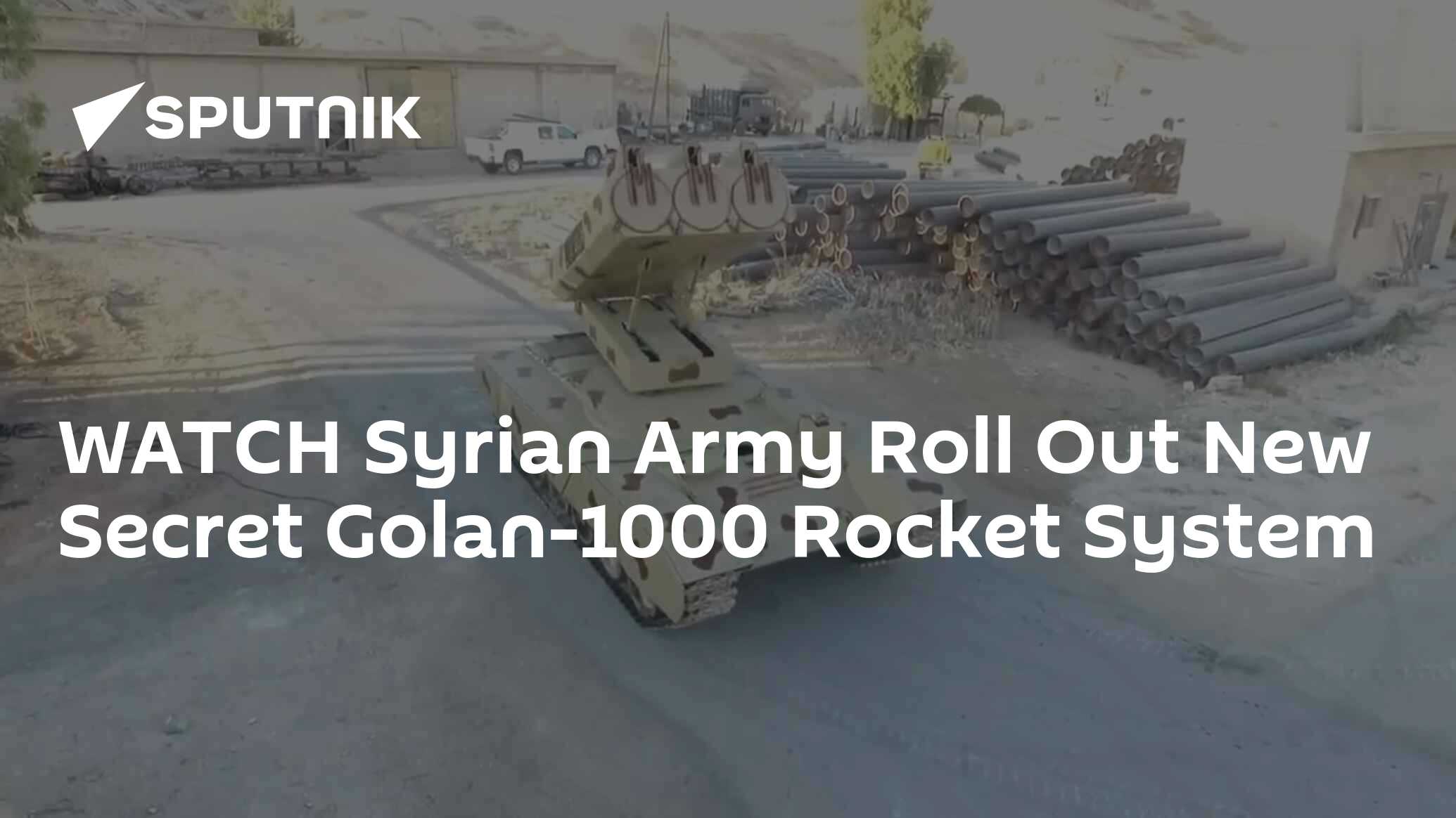 WATCH Syrian Army Roll Out New Secret Golan-1000 Rocket System - 15.05. ...