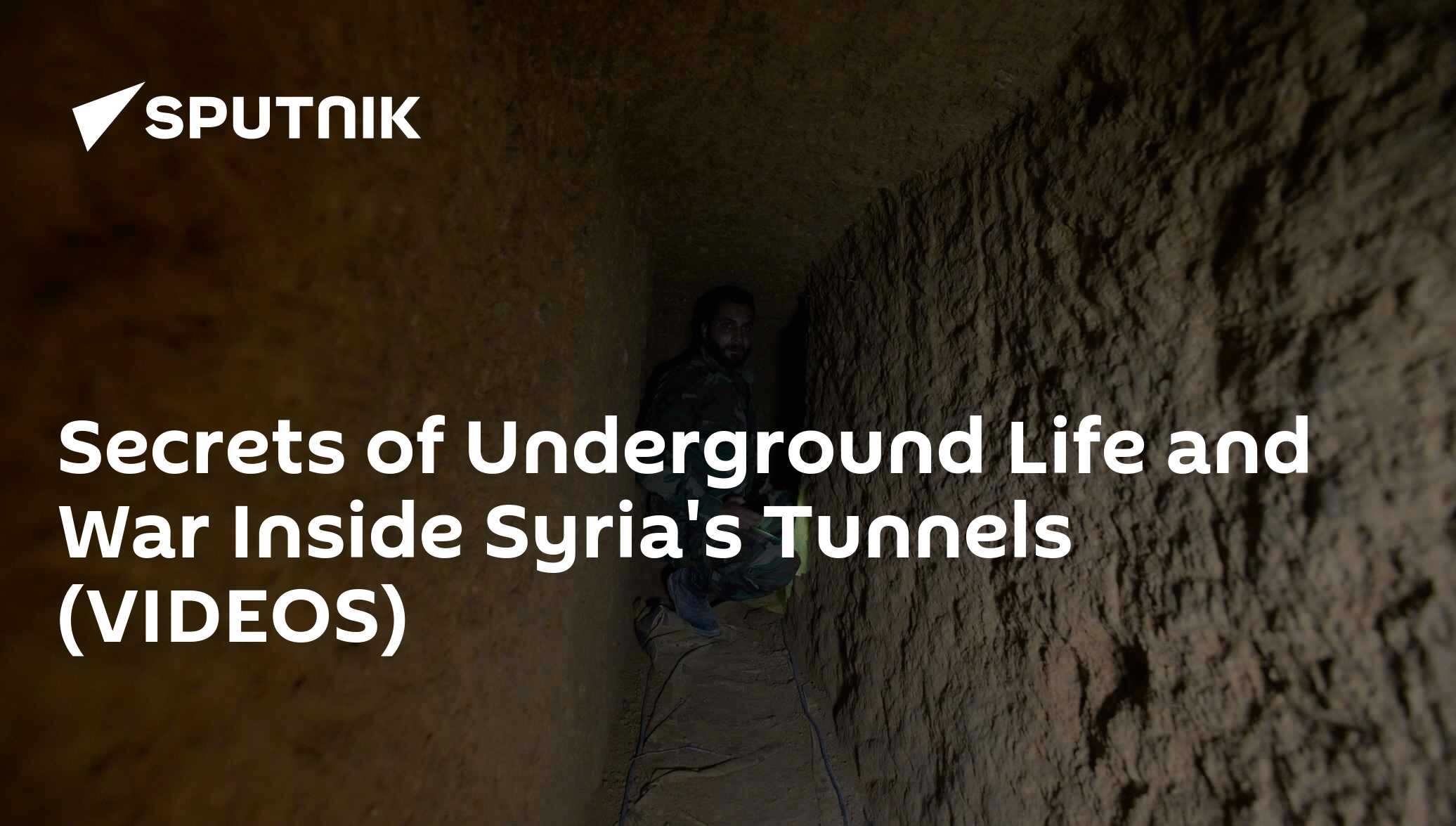 Secrets of Underground Life and War Inside Syria's Tunnels (VIDEOS ...
