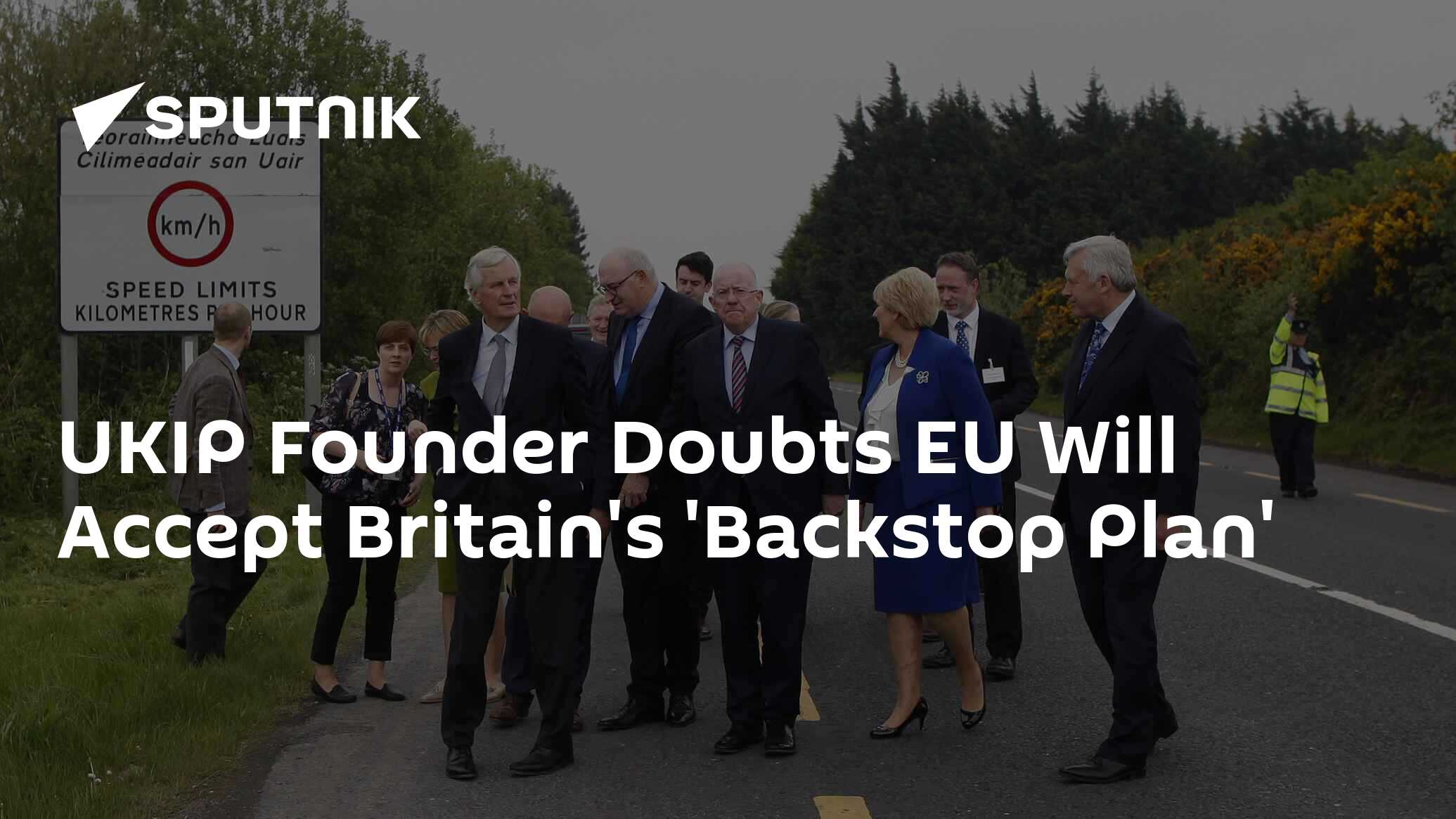 UKIP Founder Doubts EU Will Accept Britain's 'Backstop Plan' - 08.06. ...