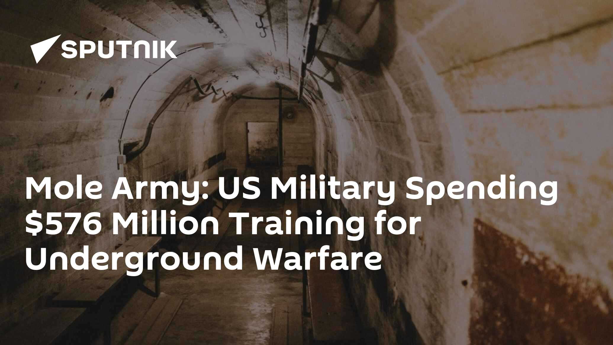 Mole Army: US Military Spending $576 Million Training for Underground ...