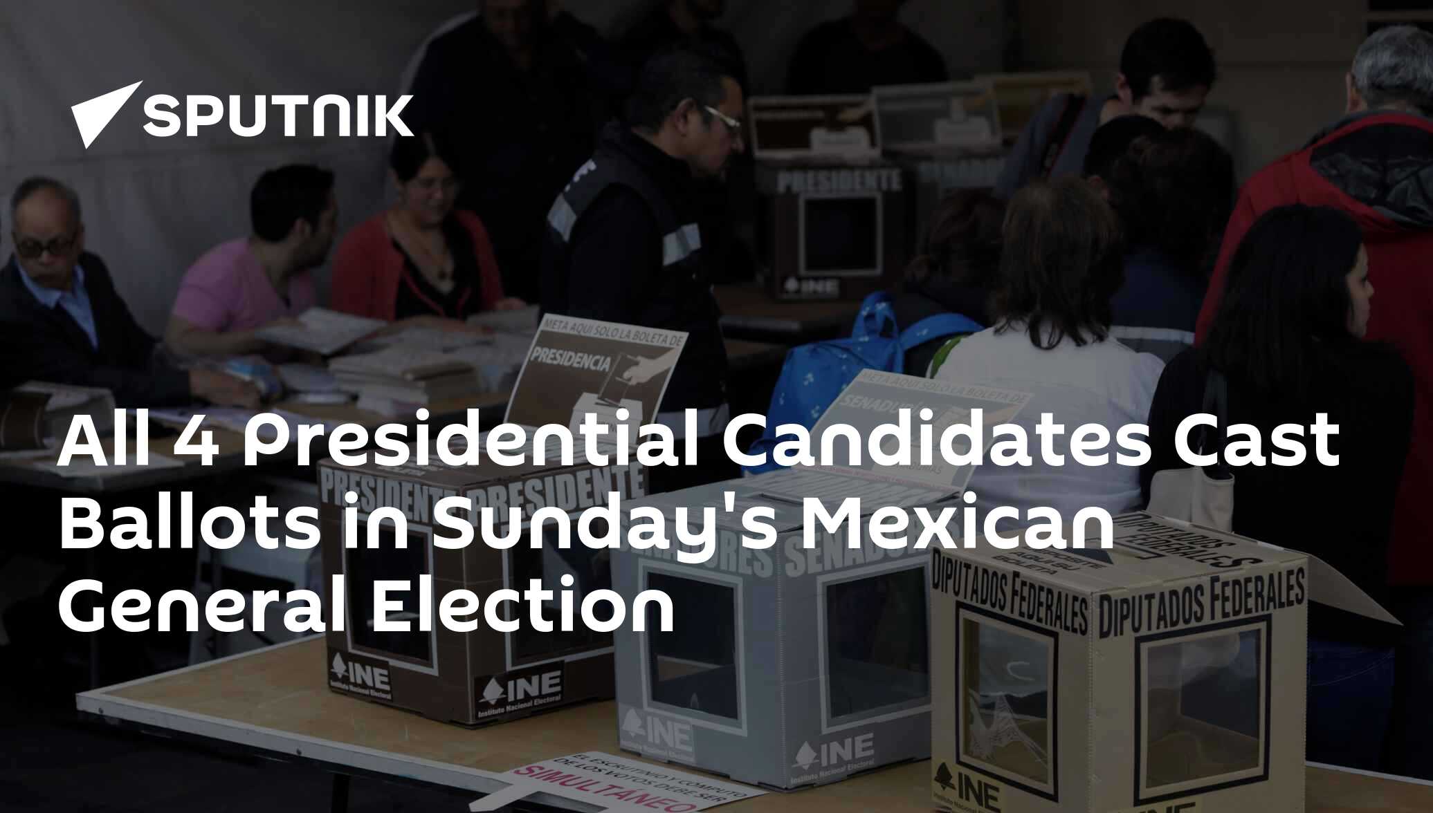 All 4 Presidential Candidates Cast Ballots in Sunday's Mexican General ...