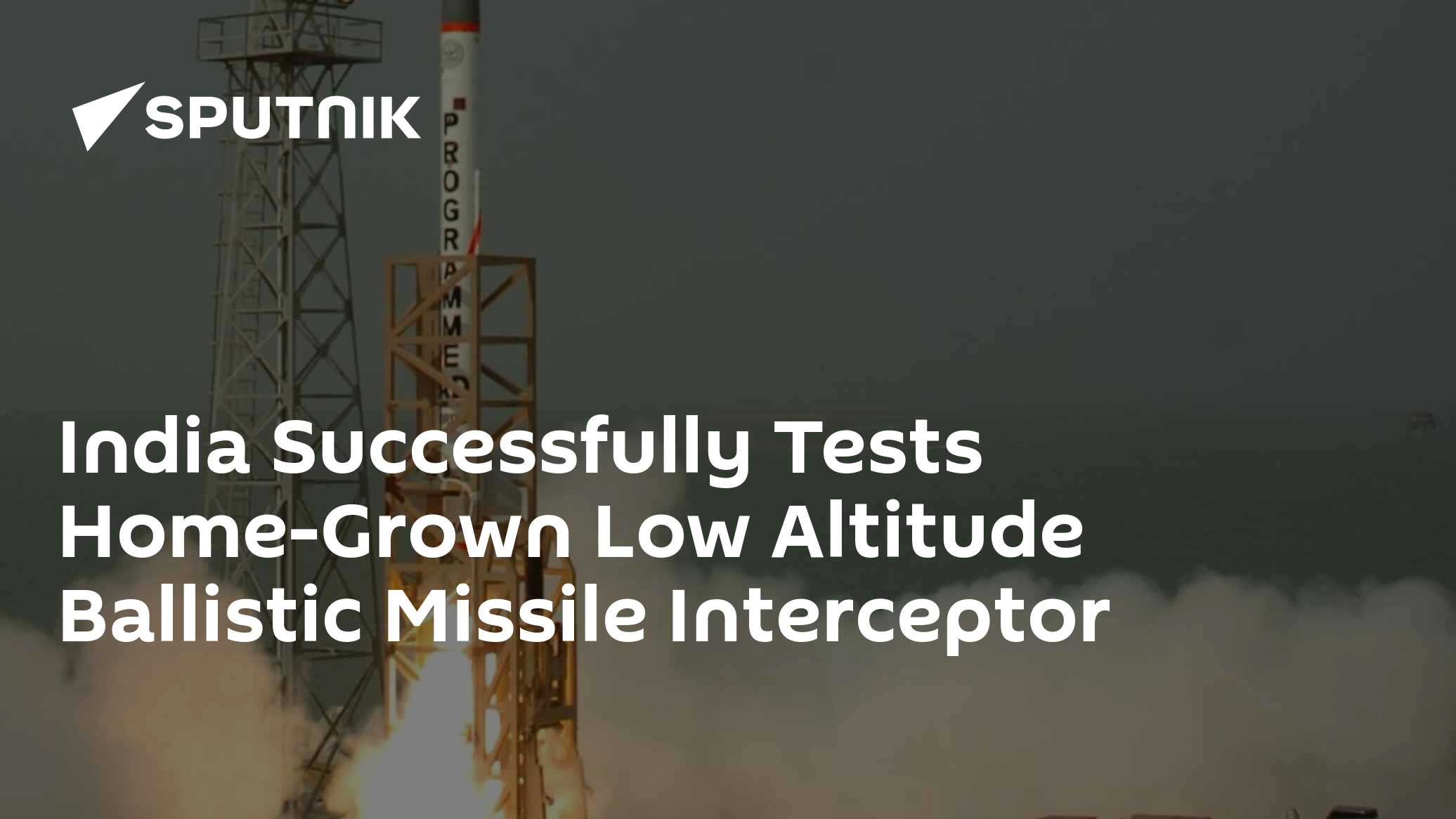 India Successfully Tests Home-Grown Low Altitude Ballistic Missile ...