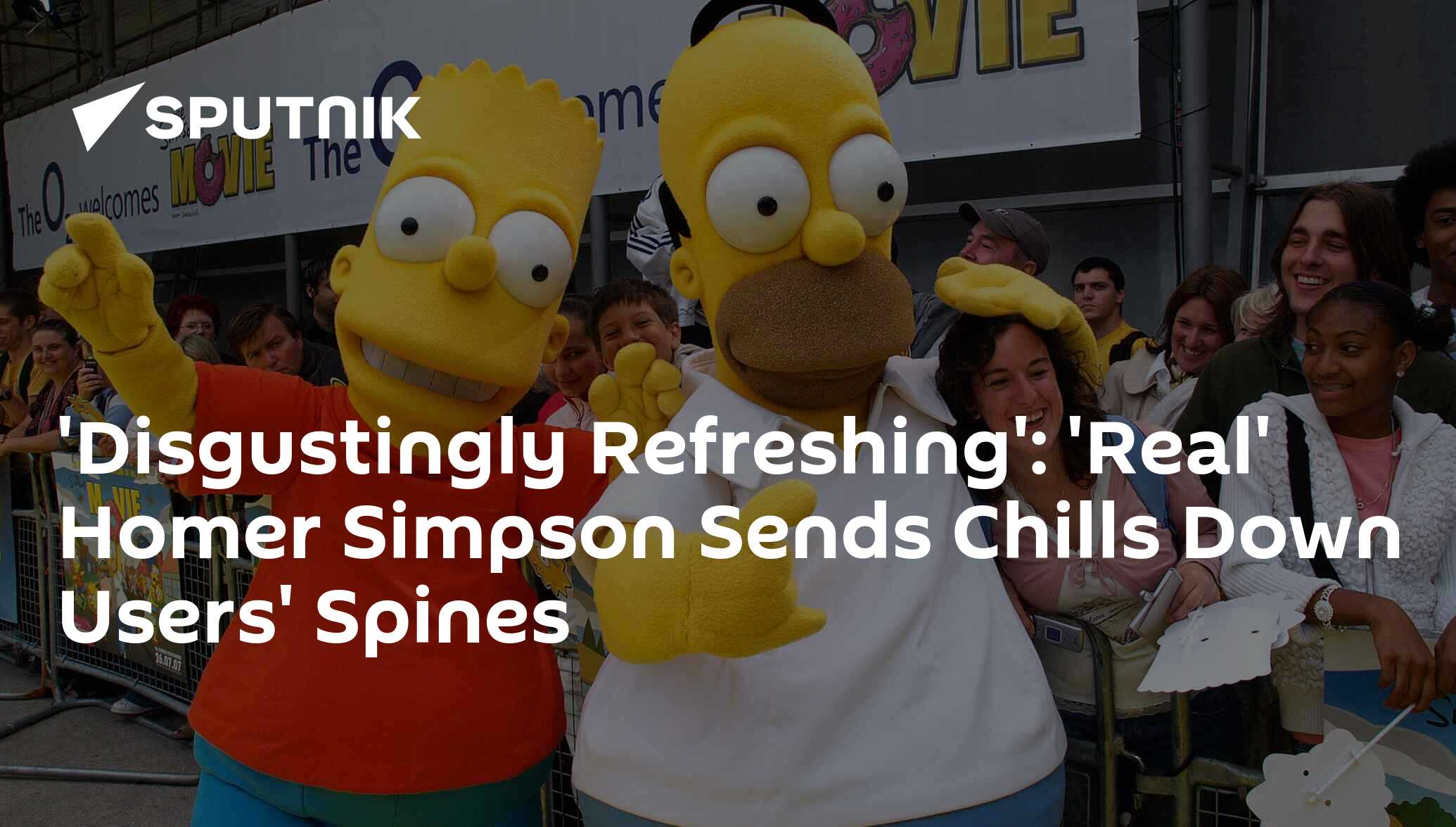 'Disgustingly Refreshing': 'Real' Homer Simpson Sends Chills Down Users ...