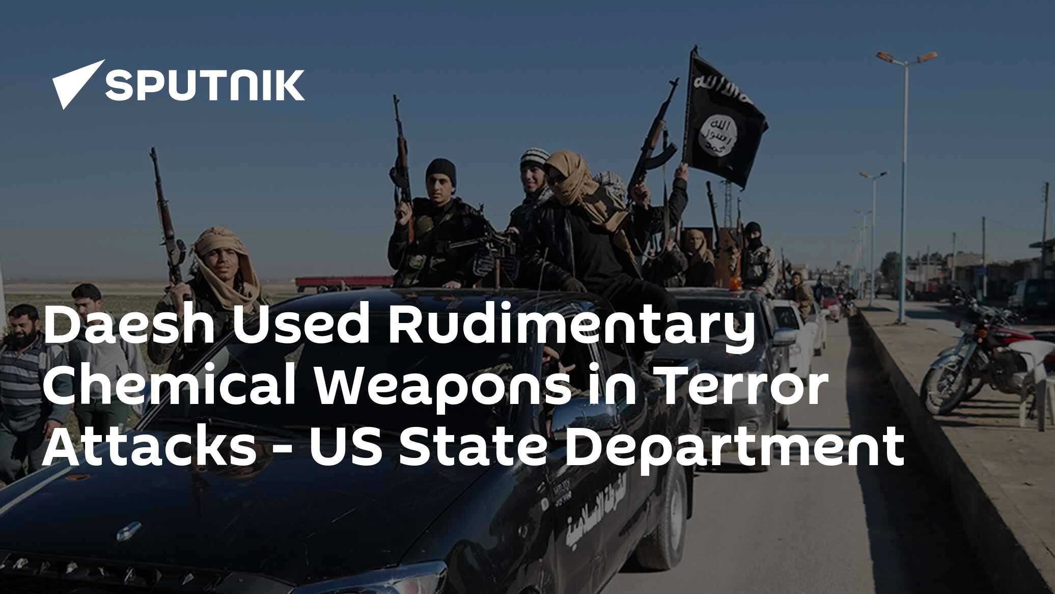 Daesh Used Rudimentary Chemical Weapons in Terror Attacks - US State ...
