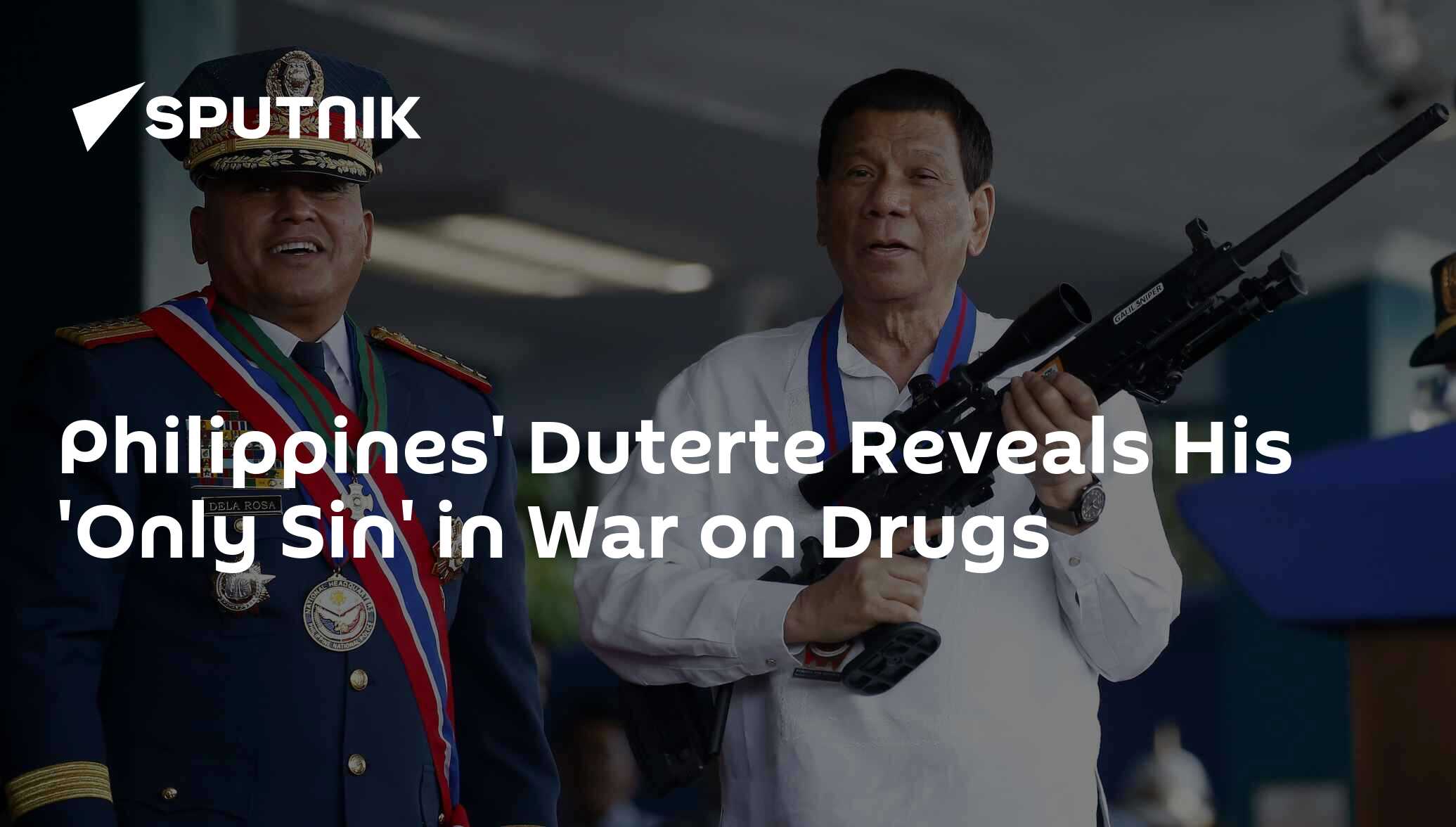 Philippines' Duterte Reveals His 'Only Sin' in War on Drugs - 28.09. ...