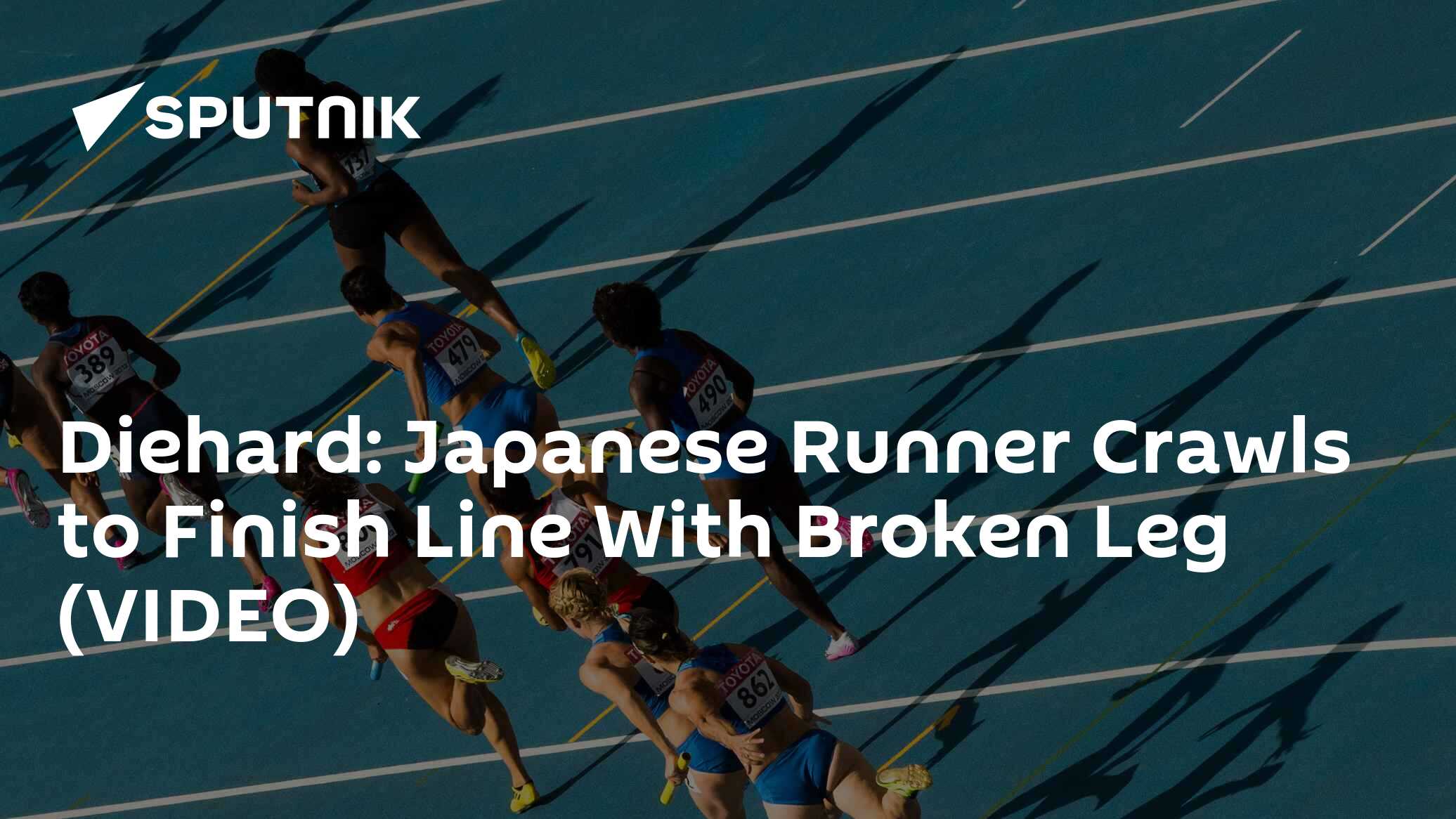 Diehard: Japanese Runner Crawls to Finish Line With Broken Leg (VIDEO ...