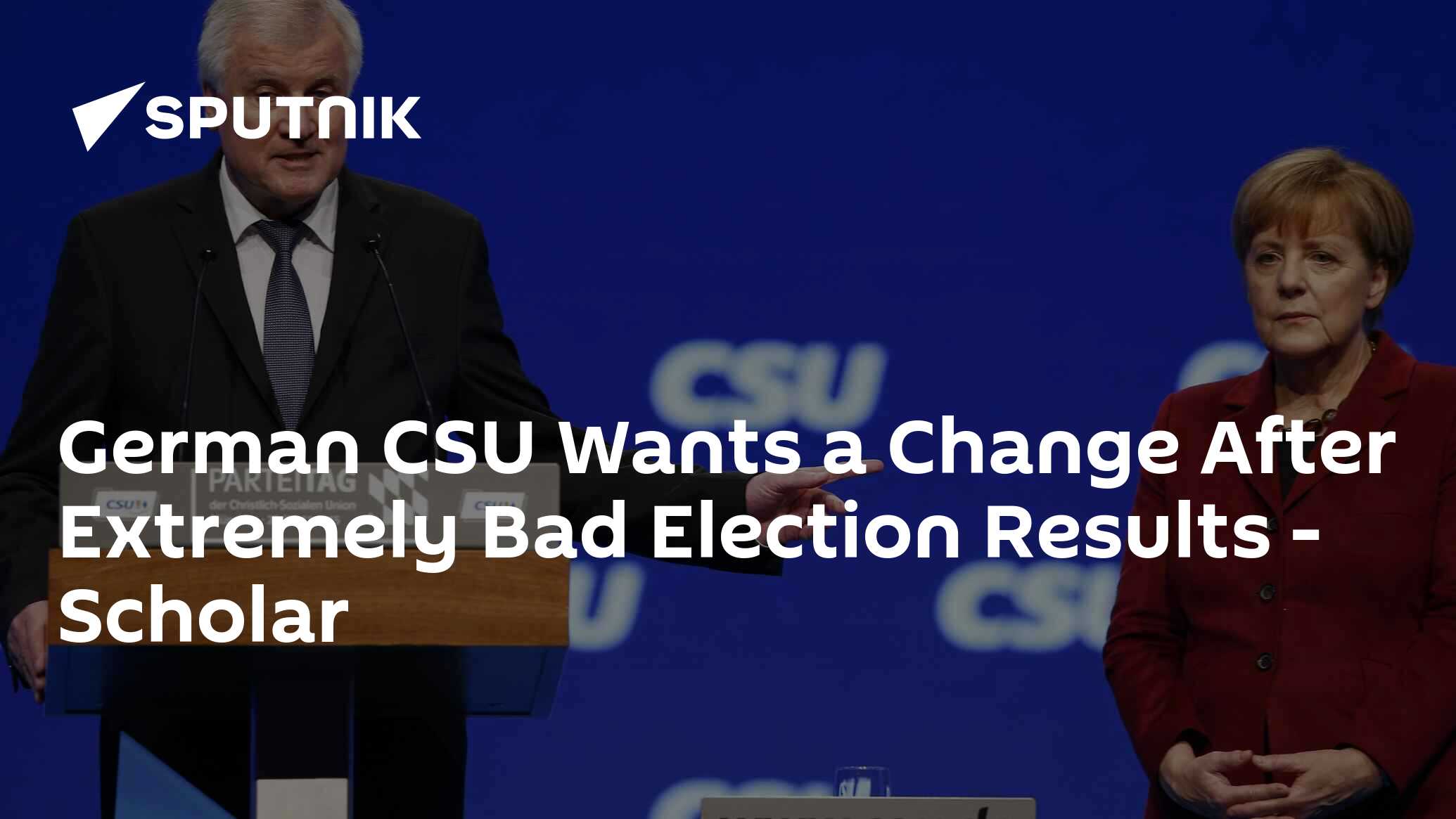 German CSU Wants a Change After Extremely Bad Election Results ...
