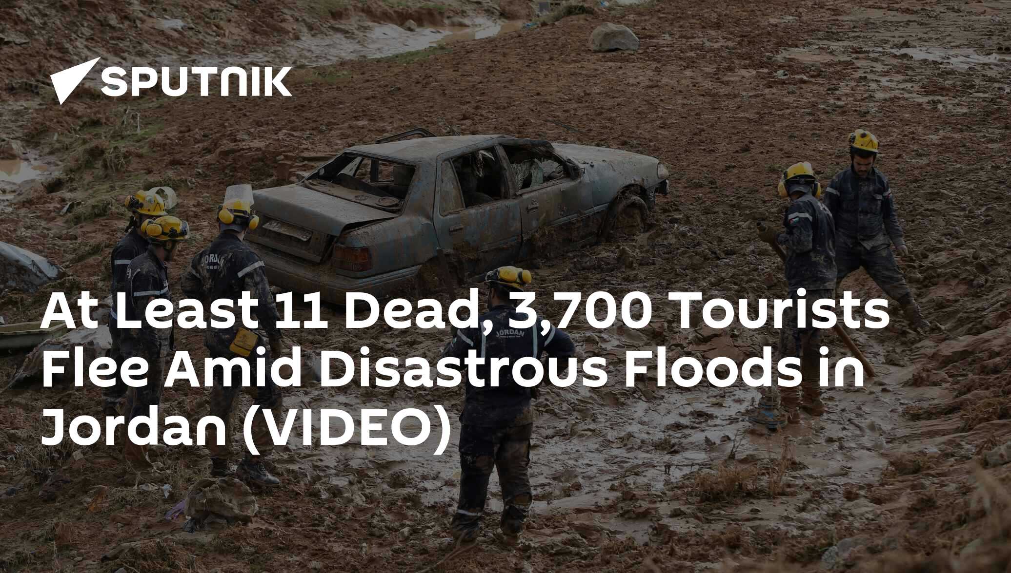At Least 11 Dead, 3,700 Tourists Flee Amid Disastrous Floods in Jordan ...