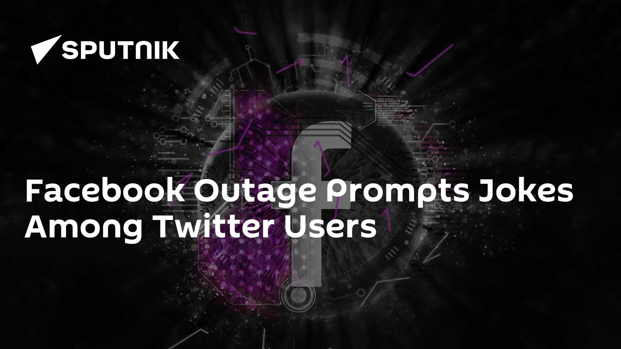 Facebook Outage Prompts Jokes Among Twitter Users - 12.11.2018, Sputnik ...