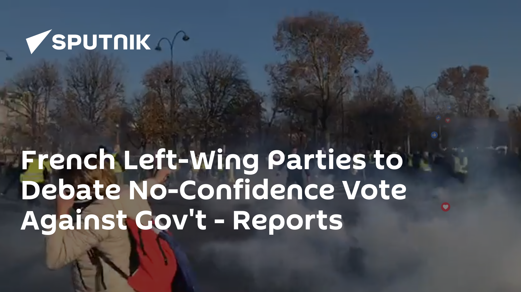 French Left-Wing Parties to Debate No-Confidence Vote Against Gov't ...