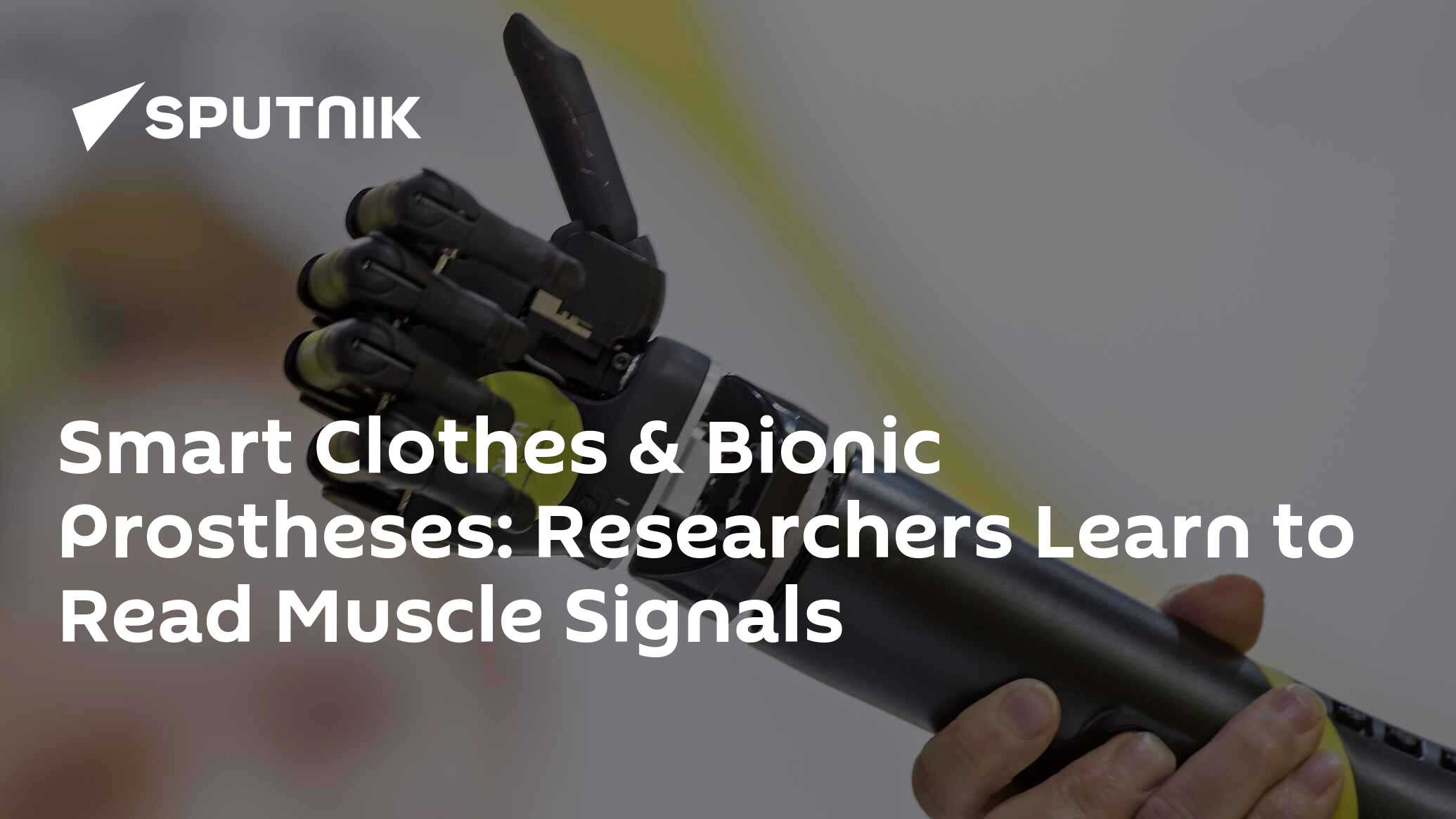 Smart Clothes & Bionic Prostheses: Researchers Learn to Read Muscle ...